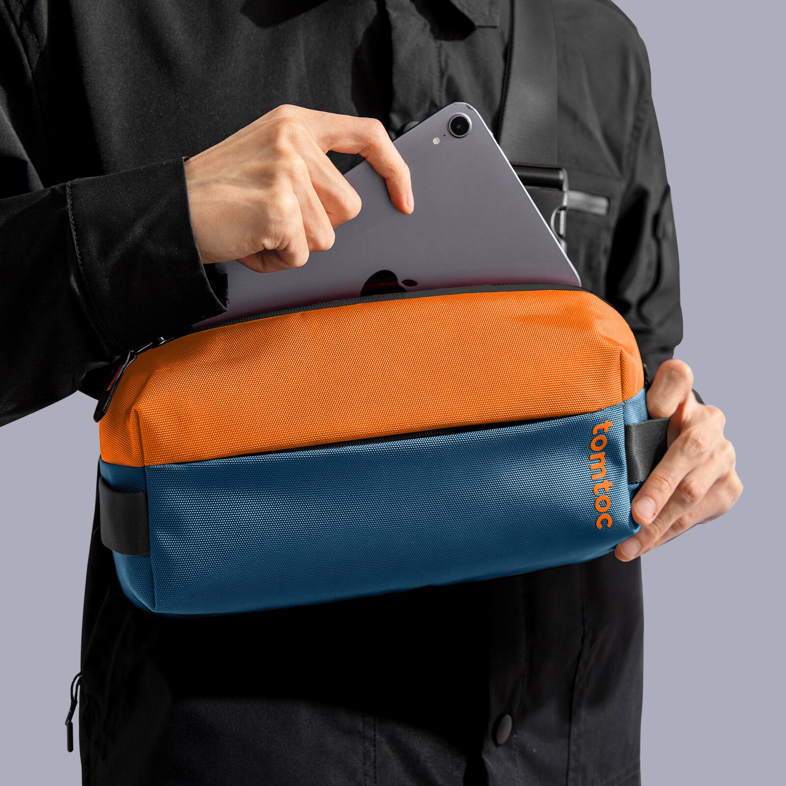 tomtoc Explorer T21 EDC Sling Bag, Compact Crossbody Bag Minimalist ...