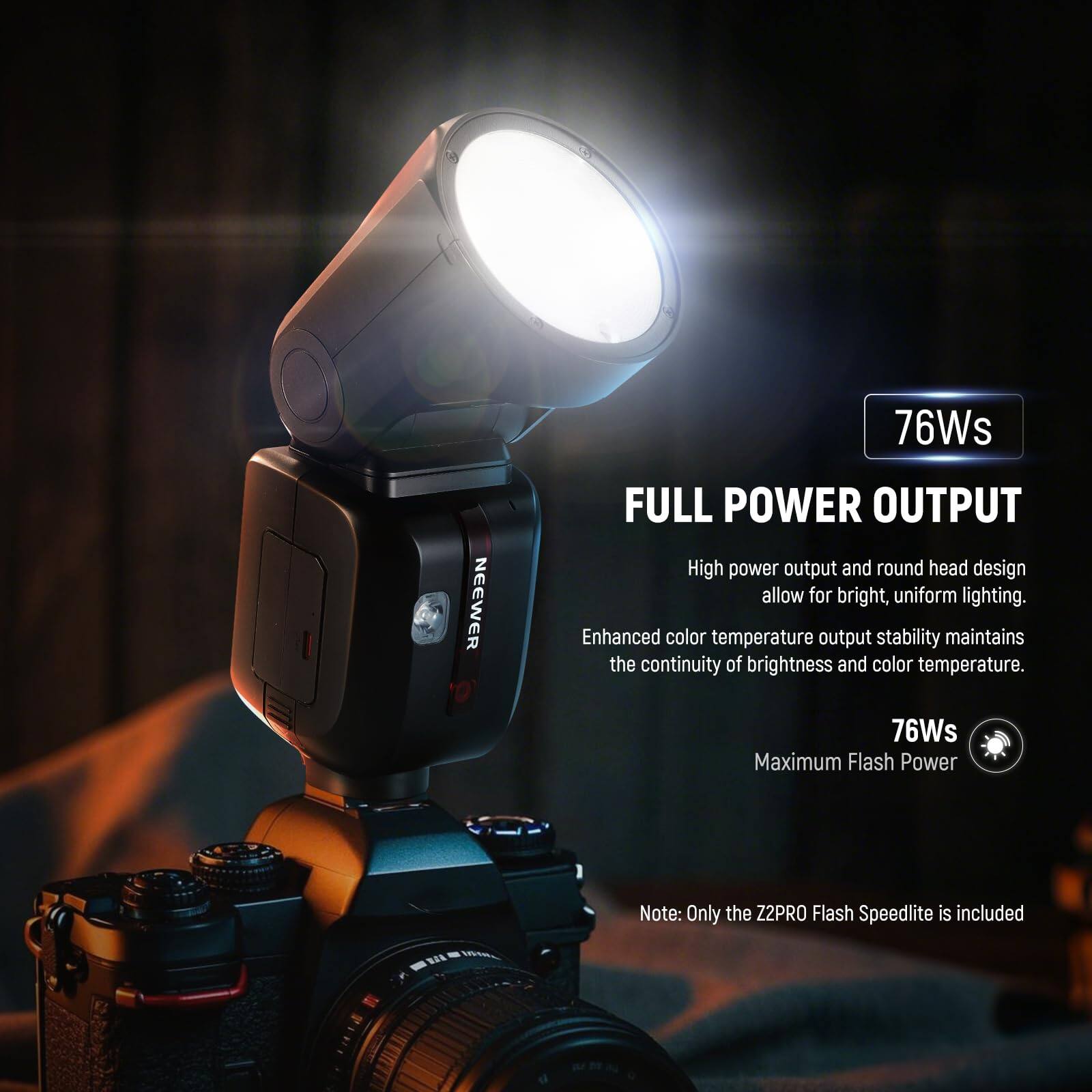 Neewer Z2PRO N TTL Flash for Nikon 2.4G Wireless HSS Speedlite ...