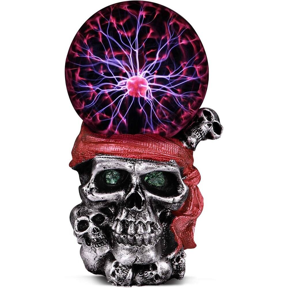 ACJPR Touch Sensitive Plasma Ball Lamp – Electrostatic Crystal Skull ...
