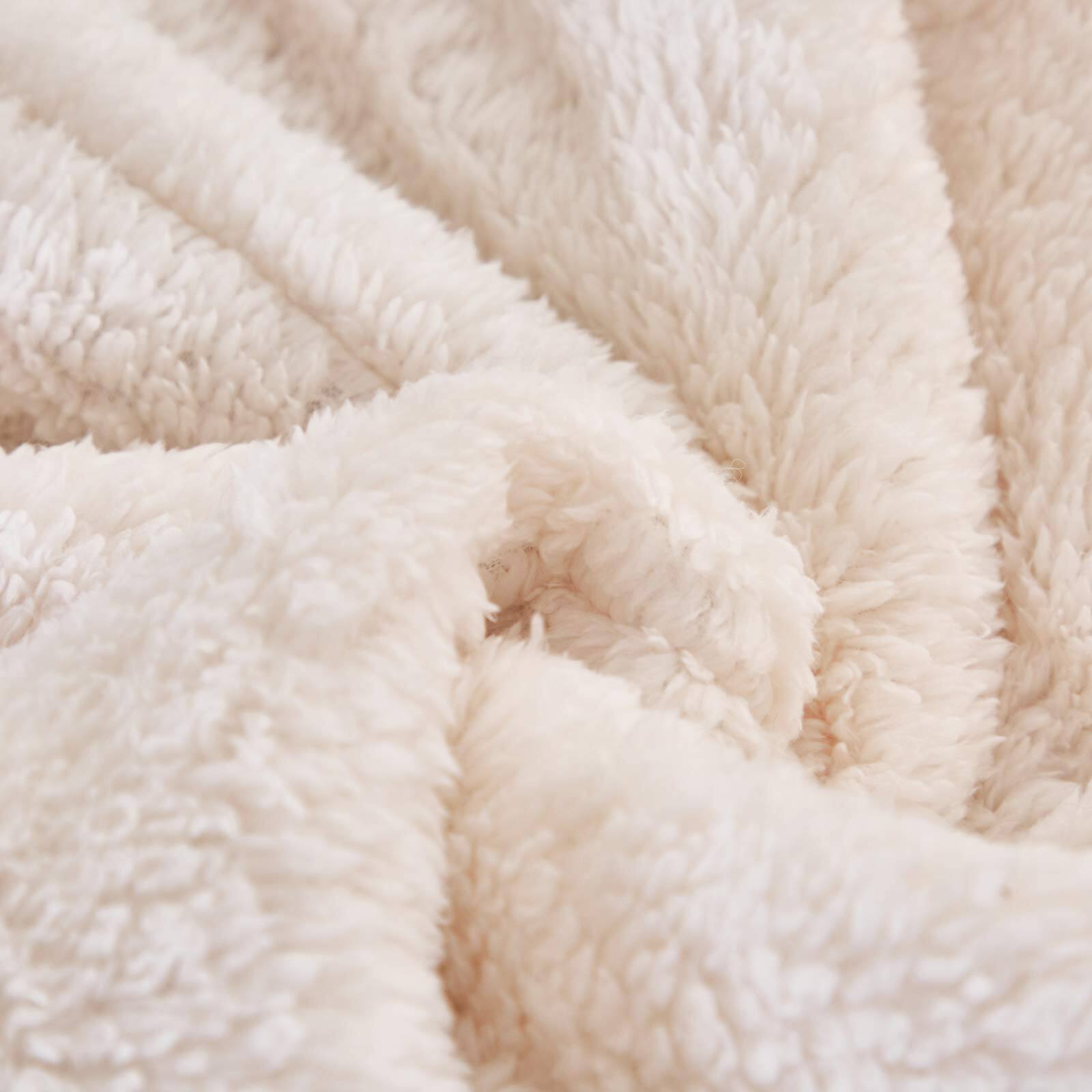 Paradigms Interiors Plush Shaggy Comforter Set Size Luxury Faux Sherpa ...