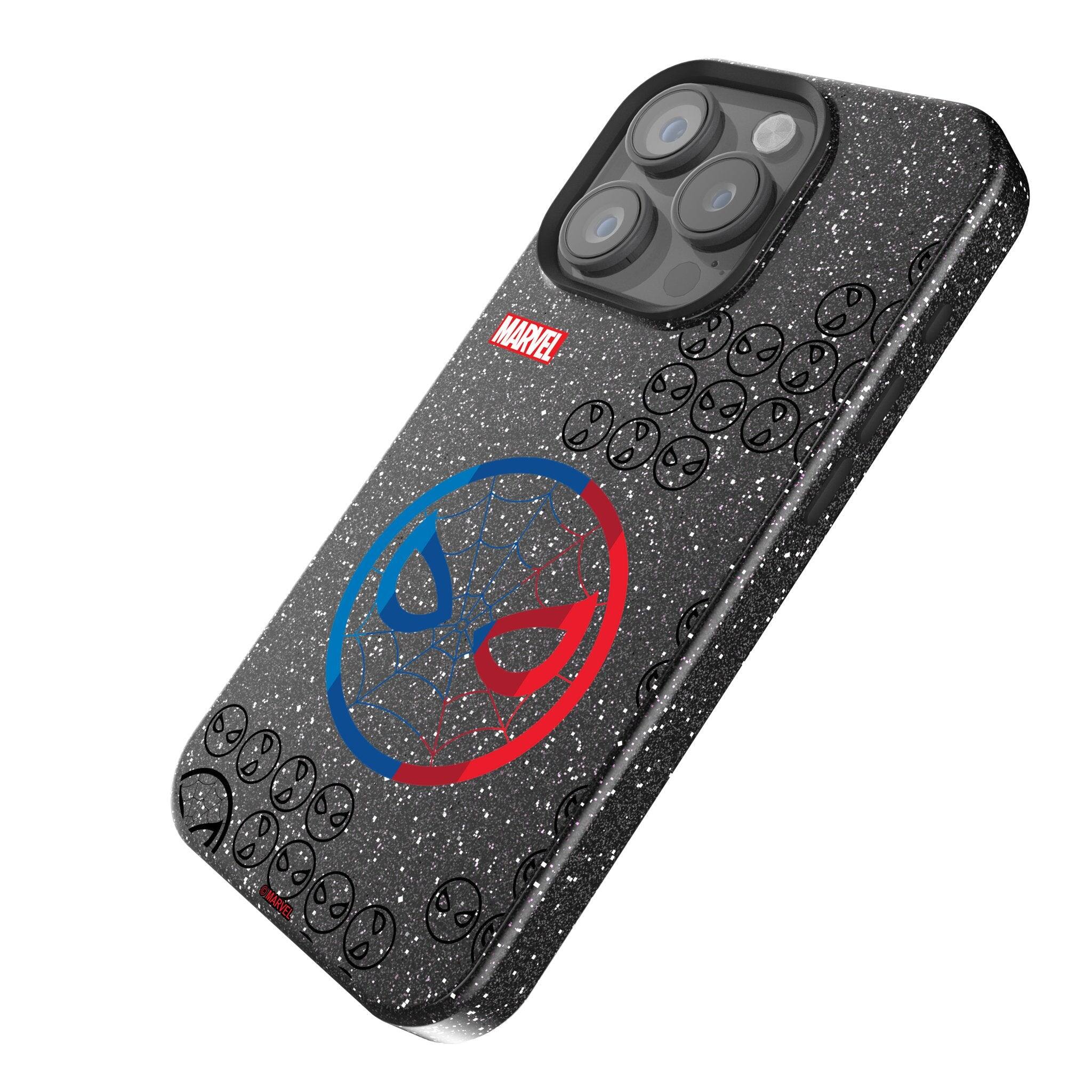 Keyscaper Marvel Sigil Black Bling Phone Case Apple iPhone 14 Spider ...