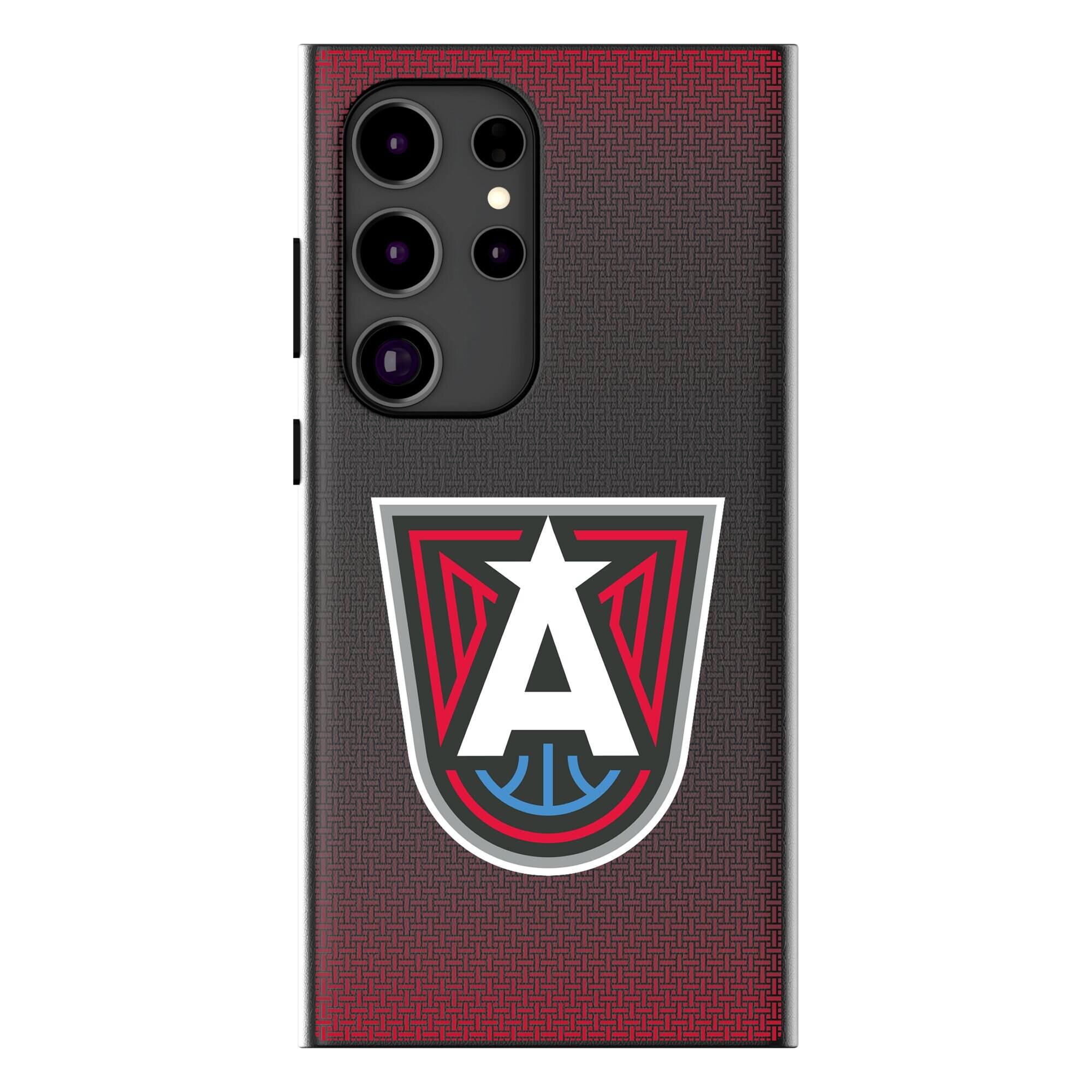 Keyscaper WNBA Atlanta Dream Linen Galaxy Magnetic Bump Case S25 Black ...