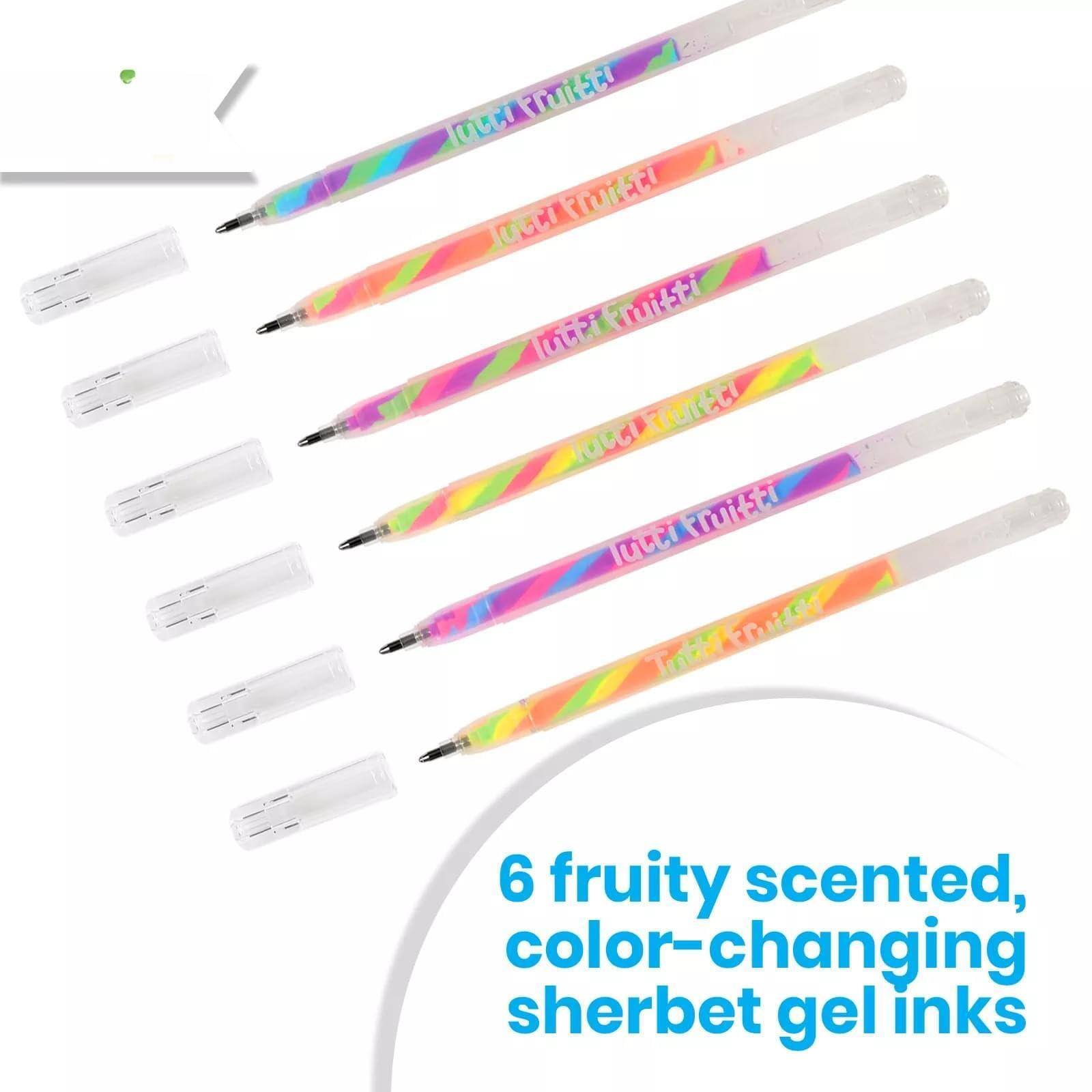 Paradigms Interiors Scented Tutti Fruitti Gel Pens Set Of 6 Nib As You ...