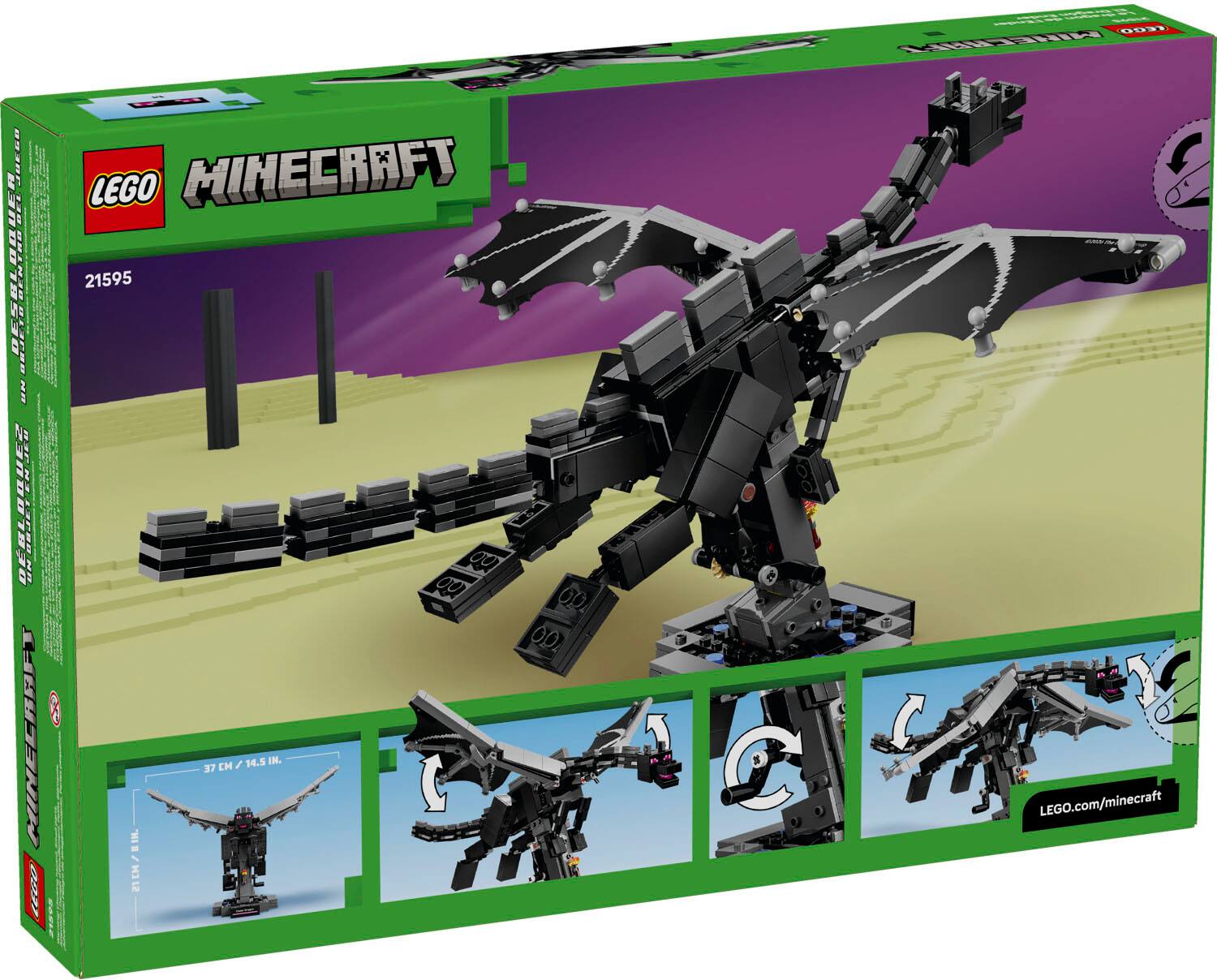 LEGO Minecraft The Ender Dragon Building Toy 21595 6585543 - Best Buy