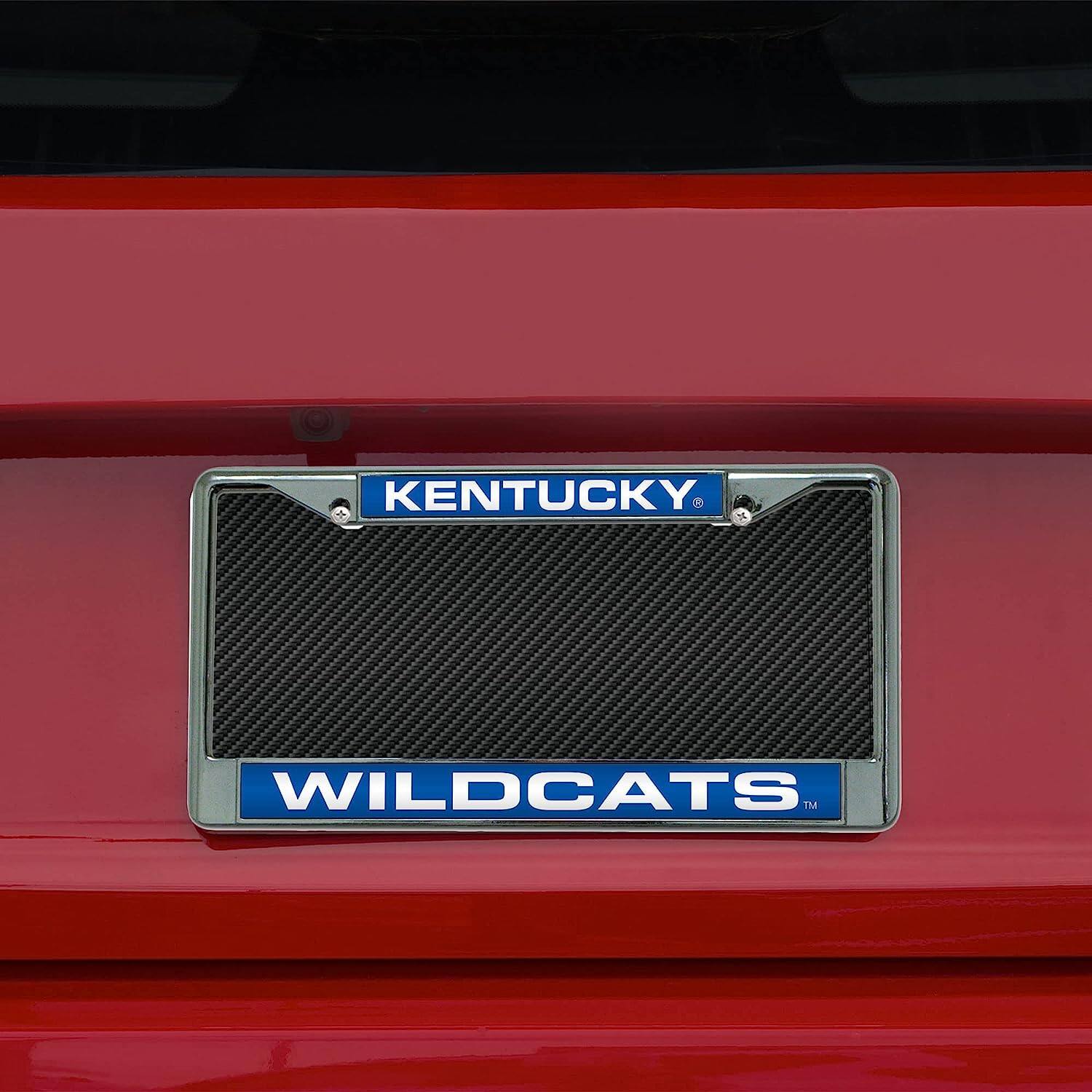Rico Industries Kentucky Wildcats Chrome Metal (Set of 2) Laser Cut ...