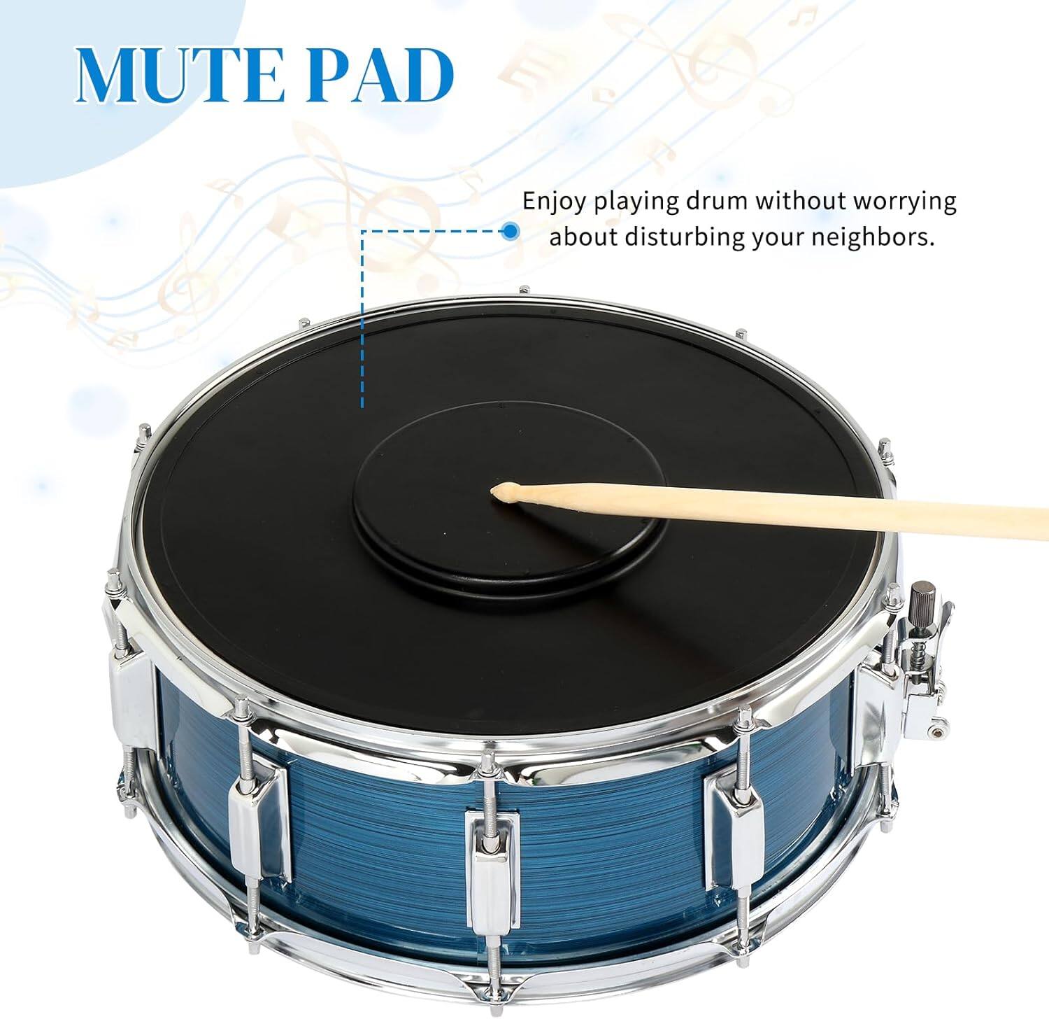Winado 14 x 5.5 inches Snare Drum Set, Marching Snare Drum Kit for ...