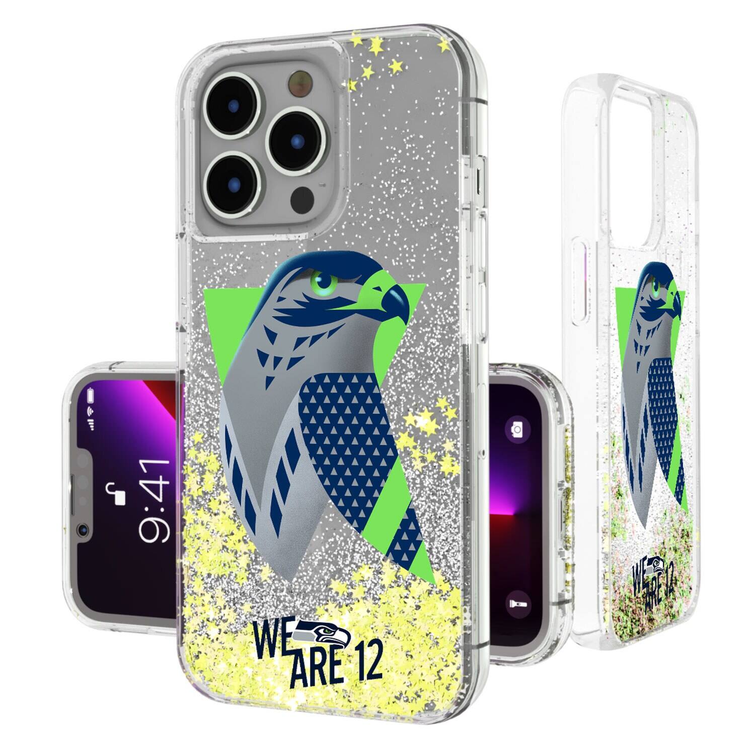 Keyscaper NFL Seattle Seahawks iPhone Glitter Case 14 Multicolor ...