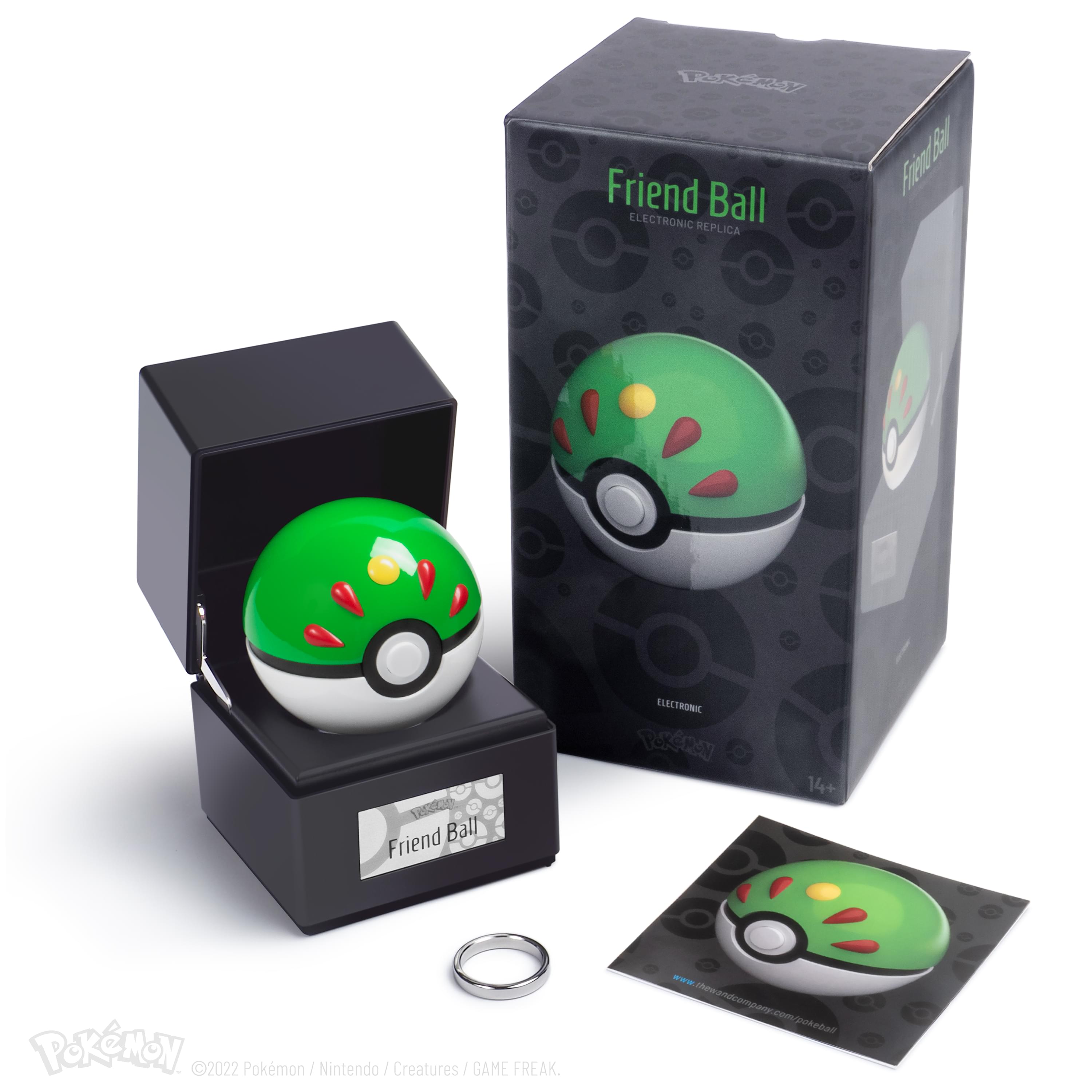 Pokémon Pokemon Light Up Die Cast Friend Ball Replica Green WRC15821 ...