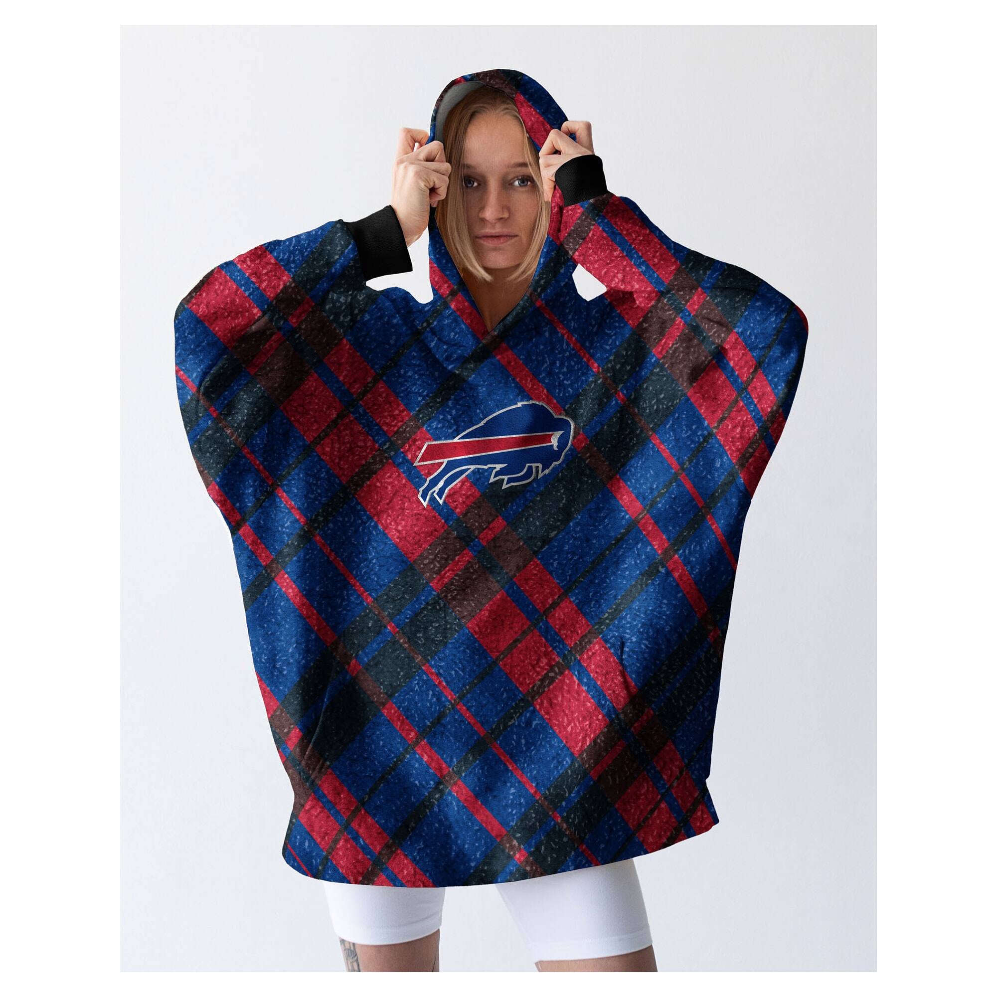 Pegasus Buffalo Bills 34" x 34" Digital Dash Sherpa Hooded Fan Cape ...