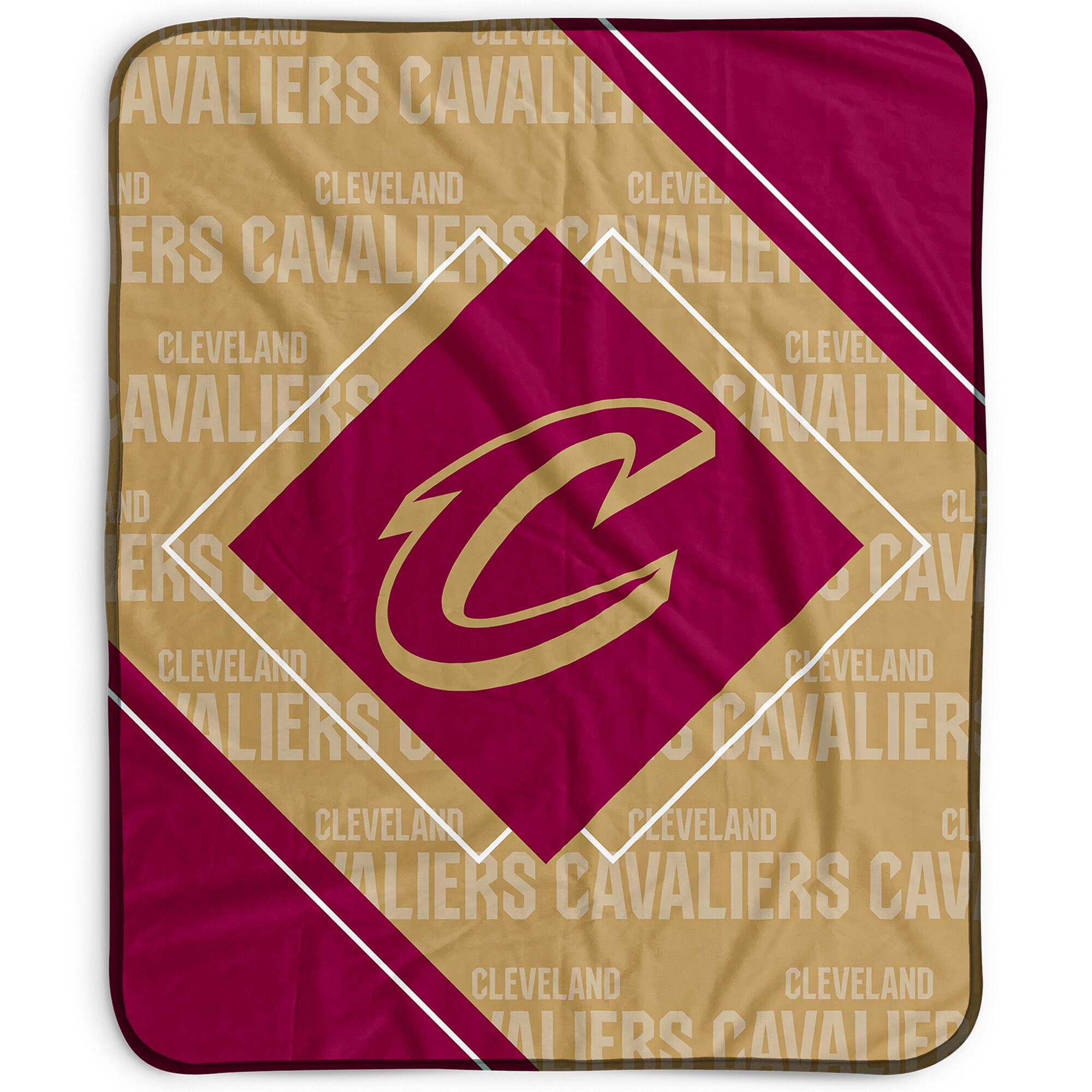 Pegasus Cleveland Cavaliers 50" x 60" Diamond Logo Fleece Blanket ...