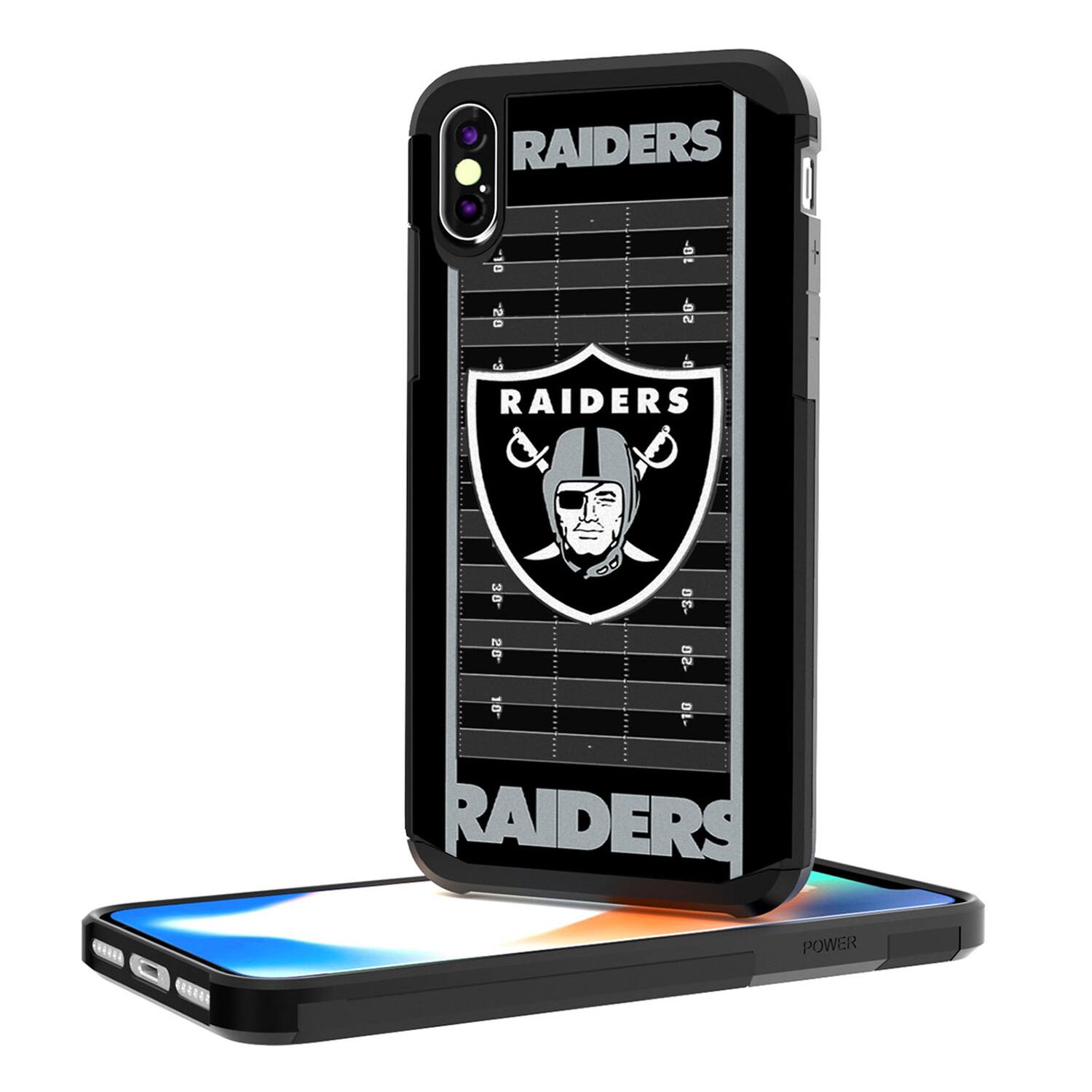 Keyscaper NFL Las Vegas Raiders iPhone Rugged Field Design Case 14 Pro ...