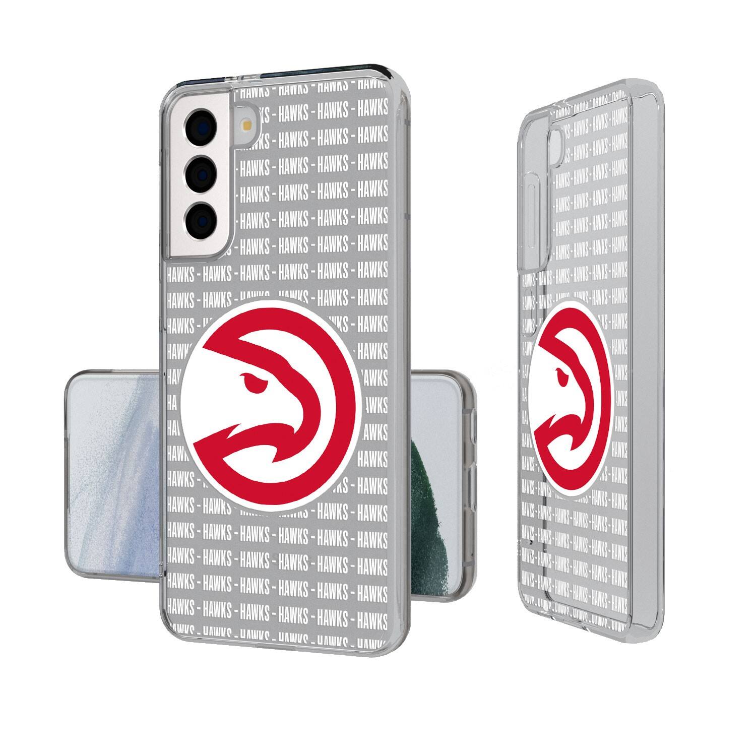 Keyscaper NBA Atlanta Hawks Text Backdrop Design Galaxy Clear Case S23 ...
