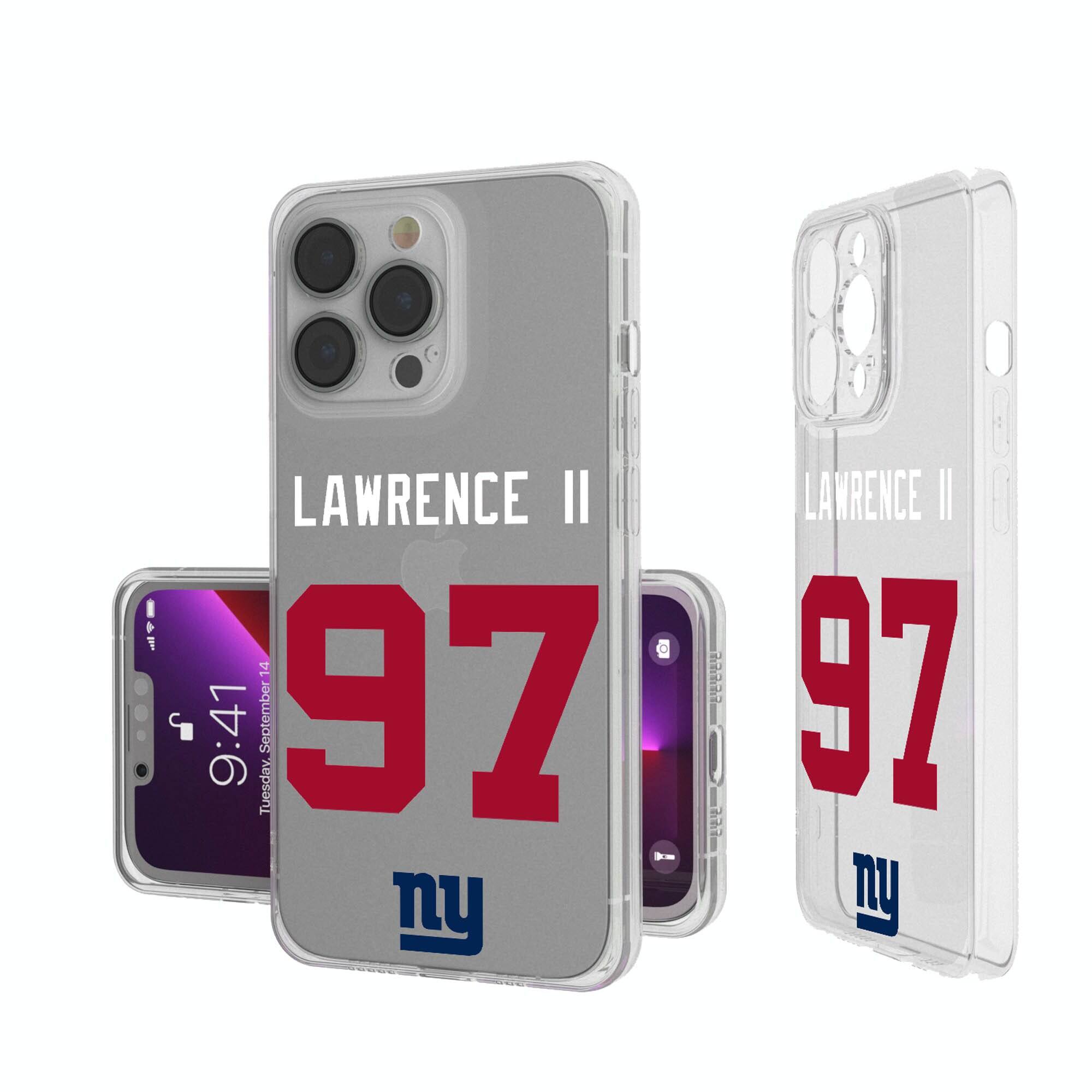 Keyscaper NFL Dexter Lawrence II New York Giants iPhone Clear Case 16 ...