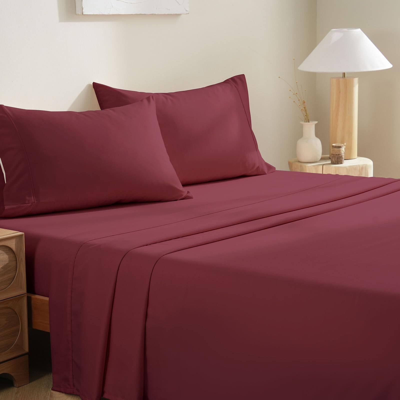 Dapper Styles Bedding Bed Sheets Set Soft Breathable With 16 Deep ...