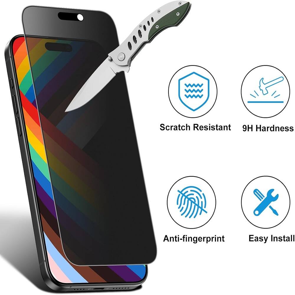 PARKER SLATER Privacy Screen Protector for iPhone 16 Pro Max [6.9 inch ...