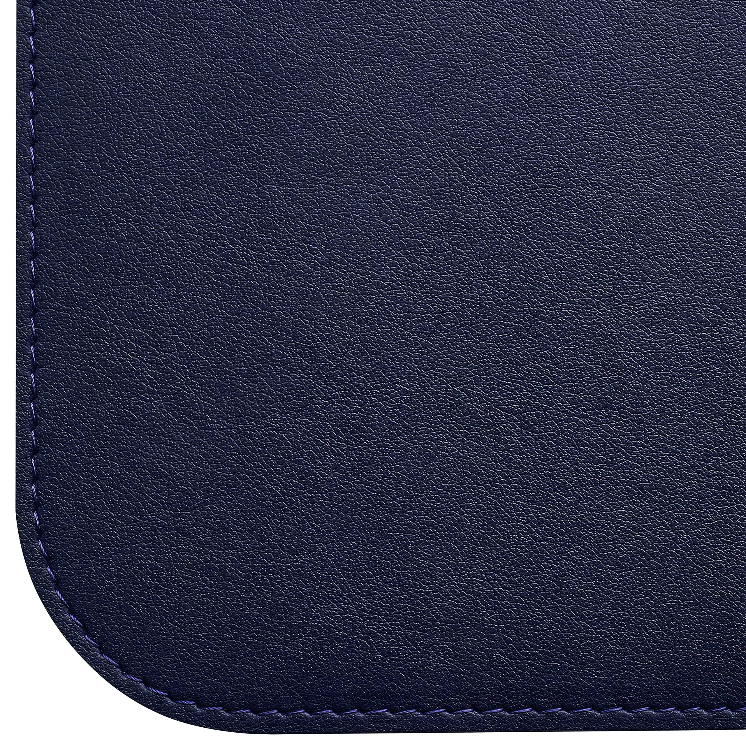 Fabibe Desk Mat Writing Pad Office Large 36" X 17" Navy Blue Mats On ...