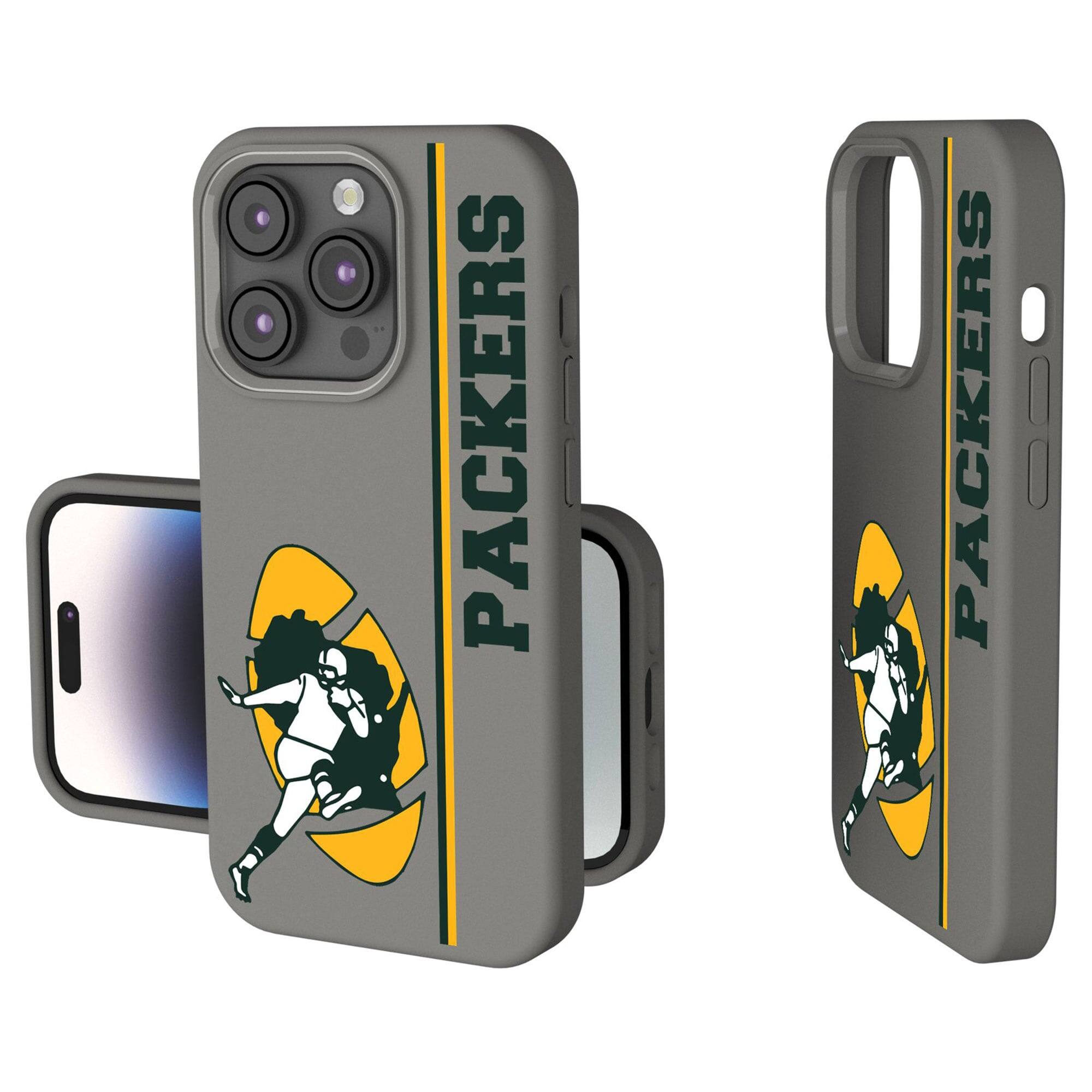 Keyscaper NFL Green Bay Packers Throwback Logo iPhone Soft Touch Case 15 Plus Gray 202264583 ...