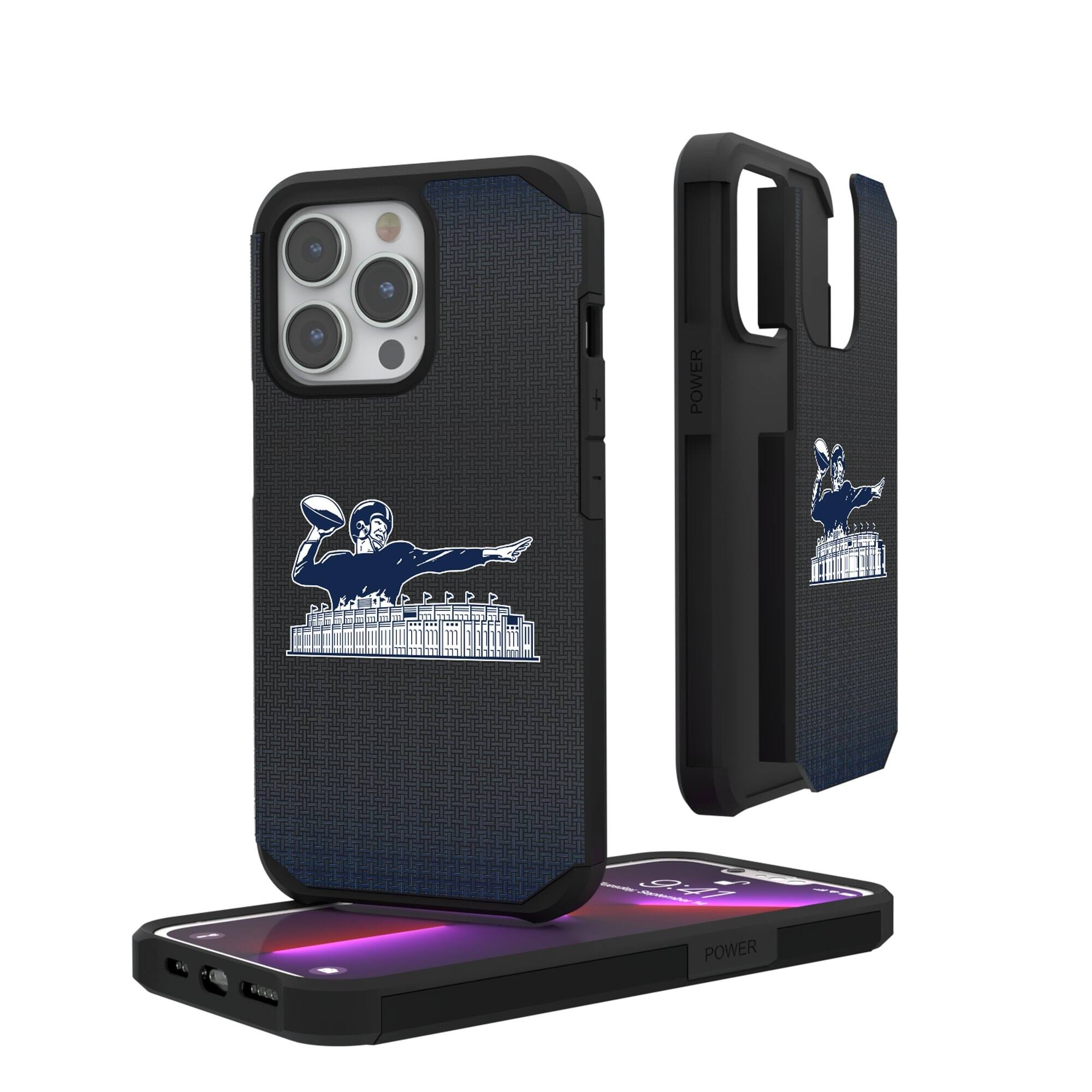 Keyscaper NFL New York Giants Linen Logo iPhone Rugged Case 14 Pro Max ...