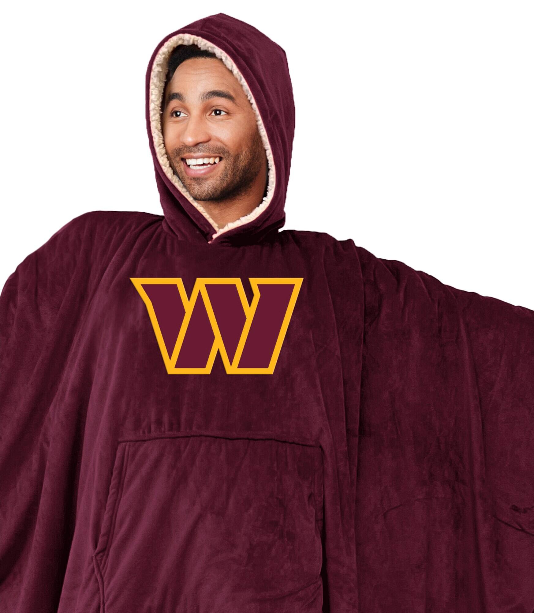 Pegasus Washington Commanders 60" x 80" Logo Patch Team Color Bloncho ...