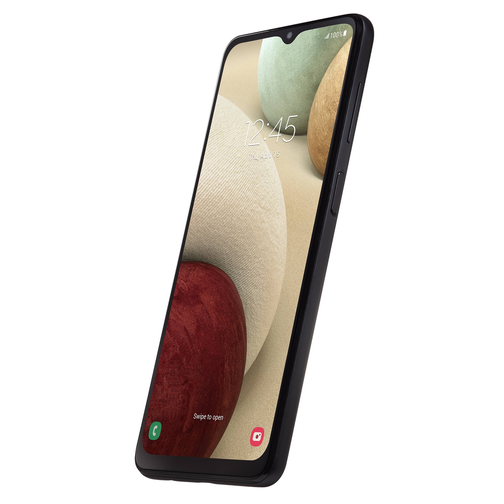 Best Buy: Tracfone Simple Mobile Samsung Galaxy A12 32GB Prepaid Black ...