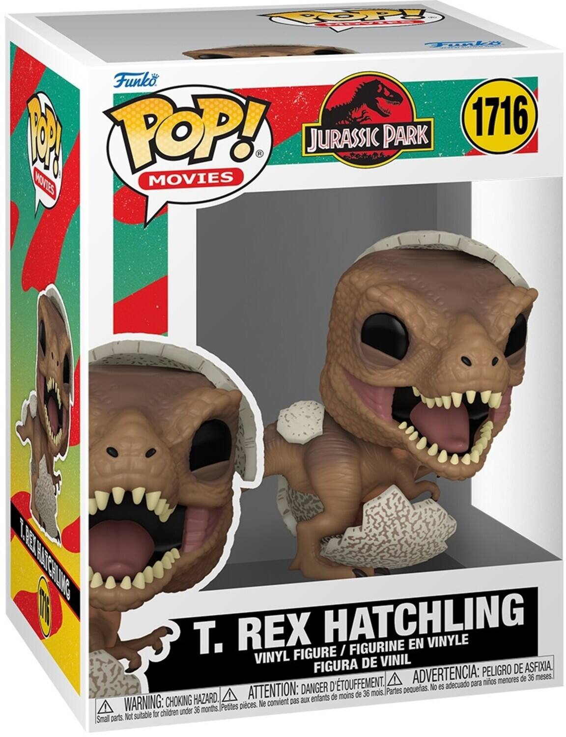 Funko POP! MOVIES: Jurassic Park Hatchling Tyrannosaurus Rex ...