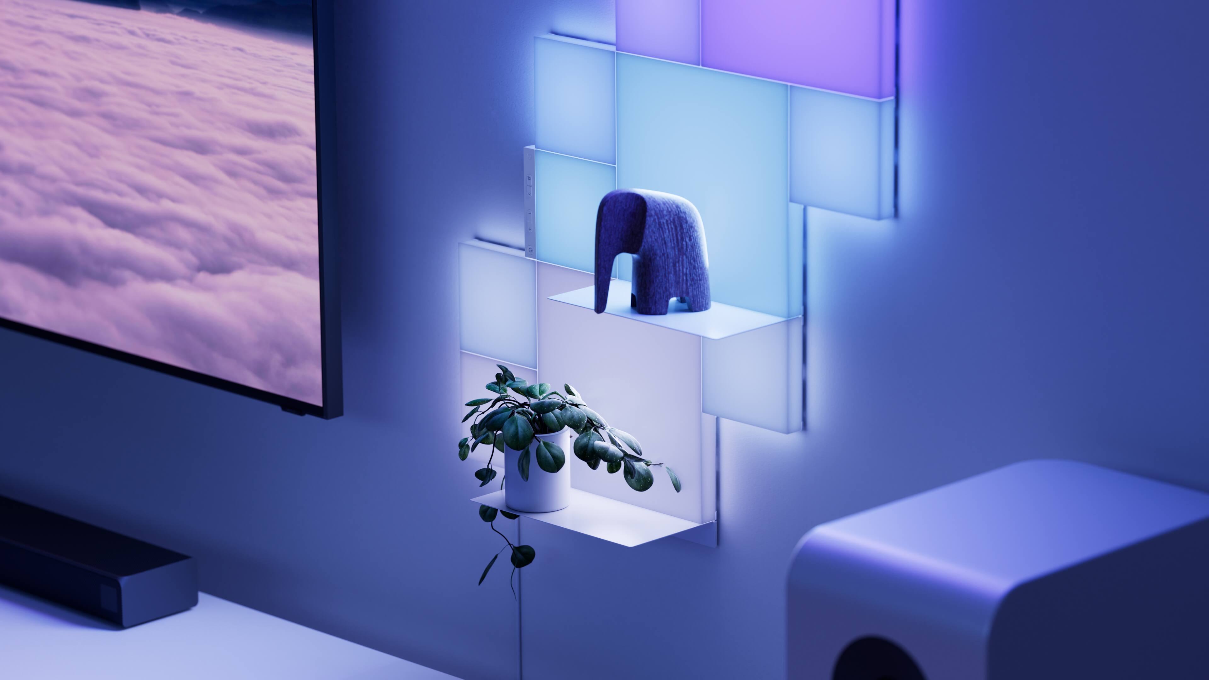 Nanoleaf Blocks Shelves Add-On (2pk) Multicolor N8100E00-2BSH - Best Buy