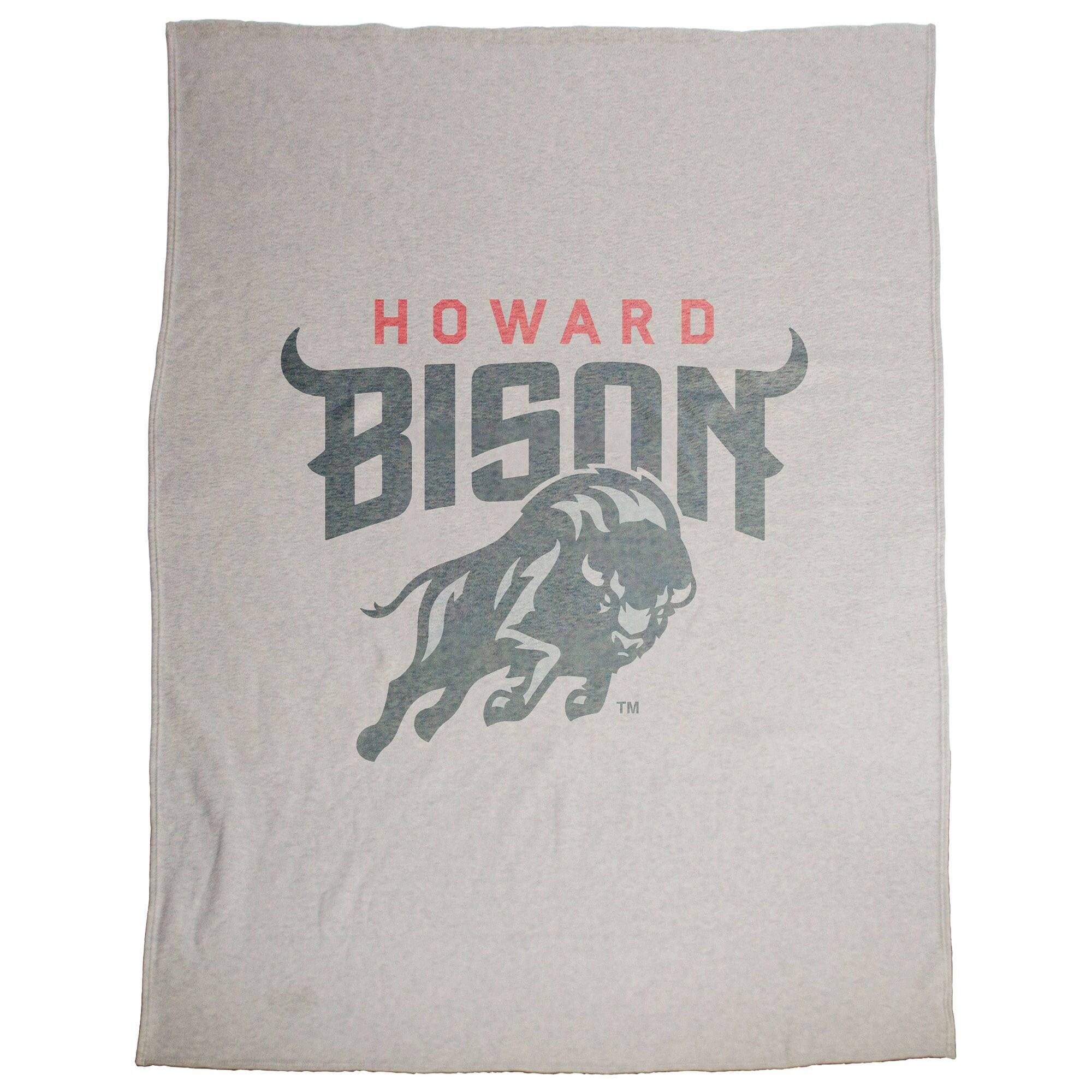 Logo Brands Howard Bison 54" x 84" Sweatshirt Blanket Multicolor ...