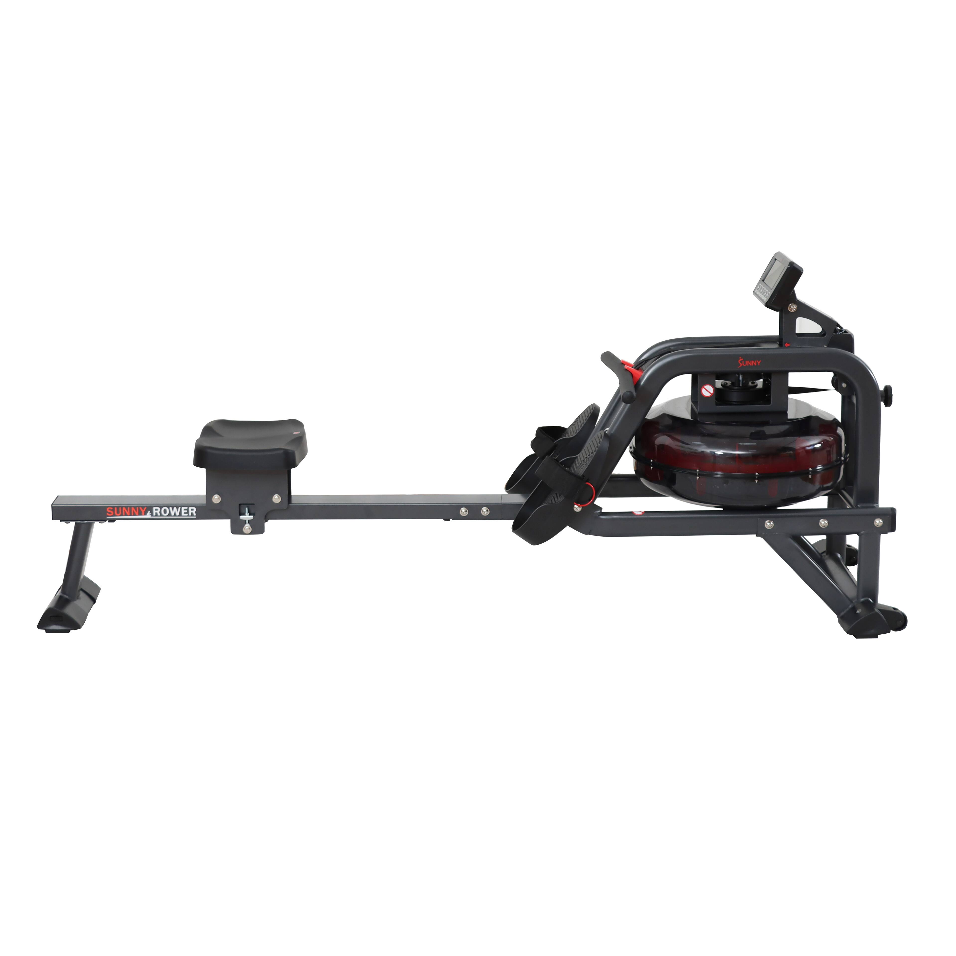 Sunny Health & Fitness Premium Smart Obsidian Surge 500 M Water Rowing ...