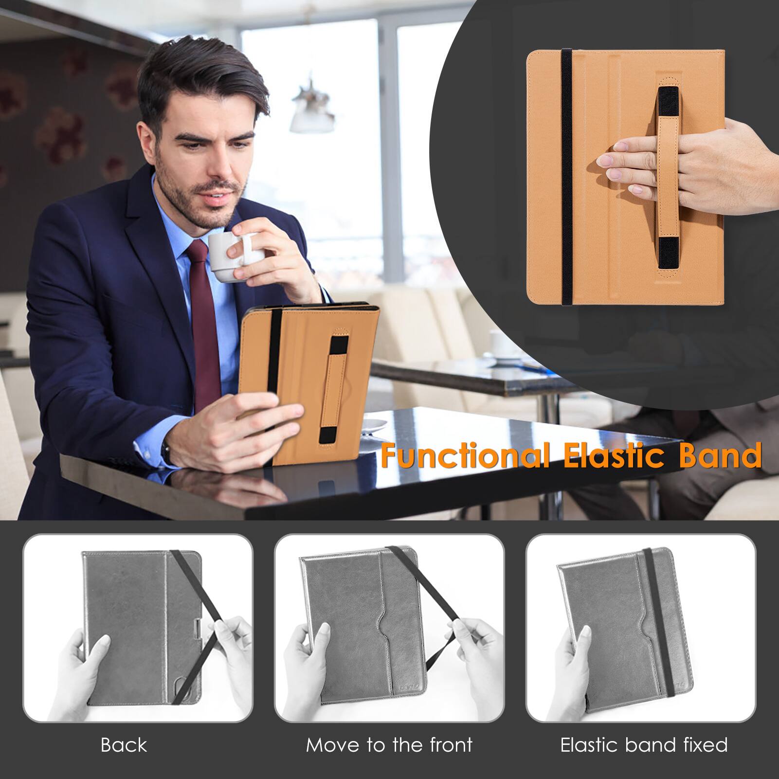 DTTO Case for iPad Mini 7 (A17 Pro) 2024 / Mini 6 2021 8.3" Leather ...