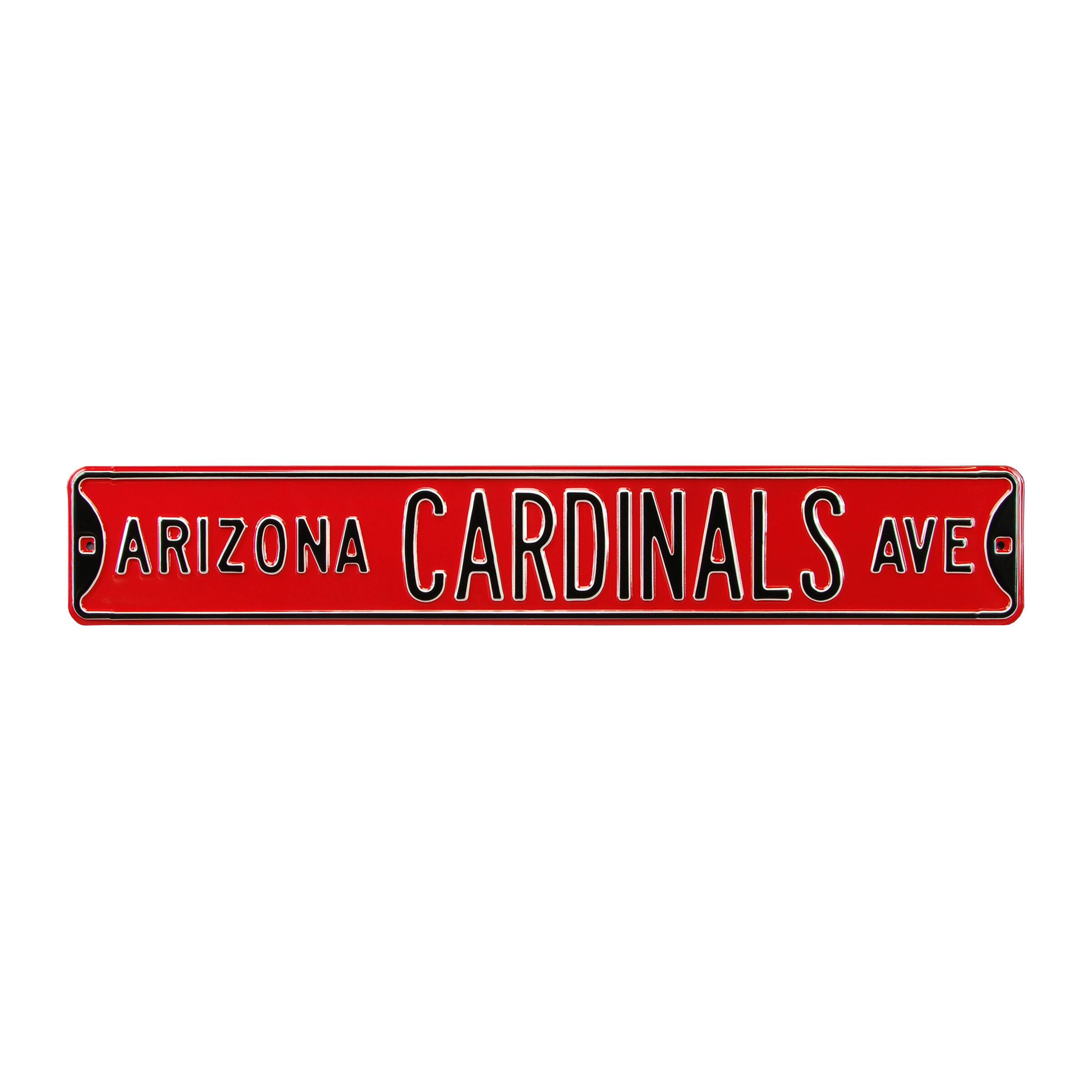 Authentic Street Signs Arizona Cardinals 6" x 36" Steel Street Sign ...
