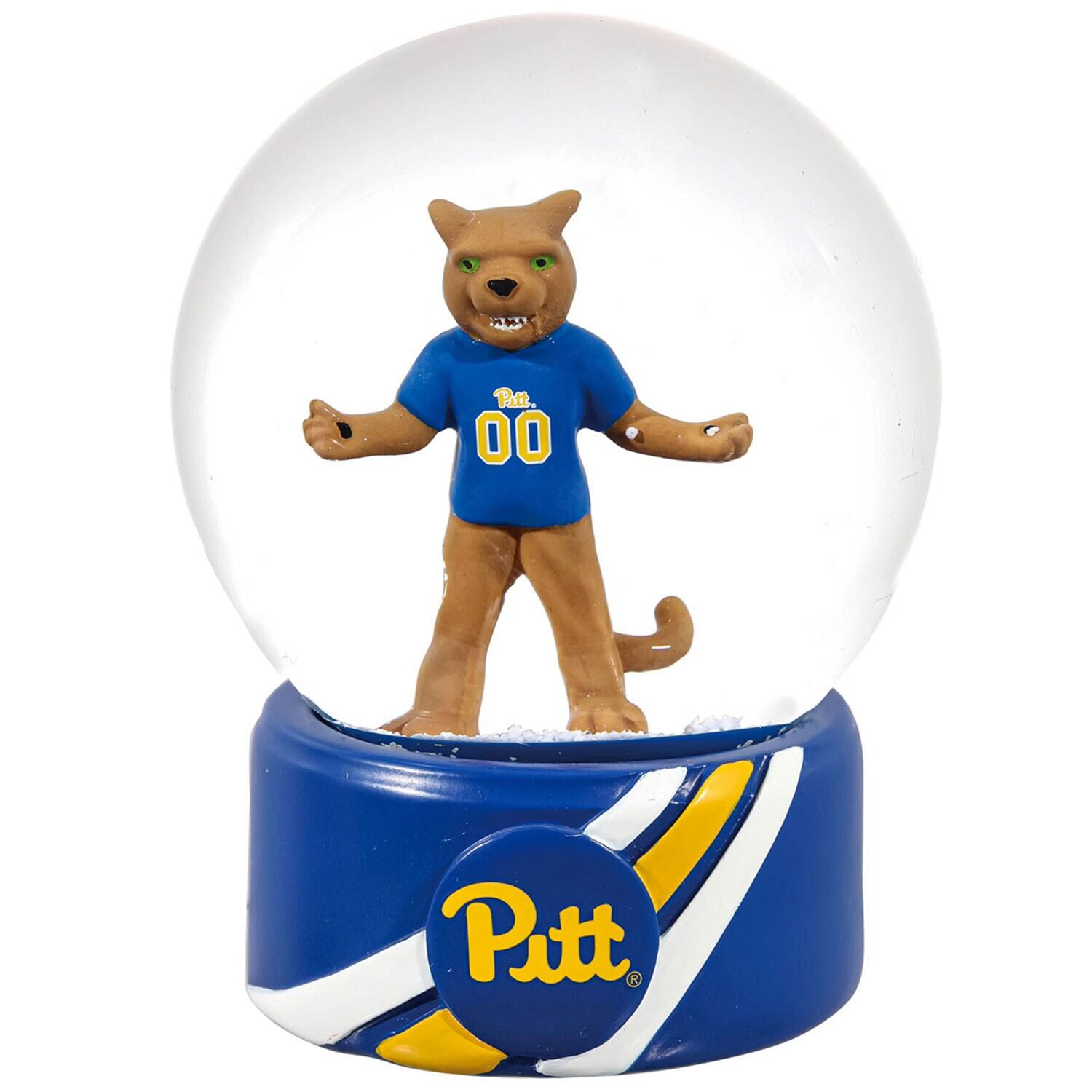 Evergreen Enterprises Pitt Panthers 100mm Mascot Glass Water Globe ...