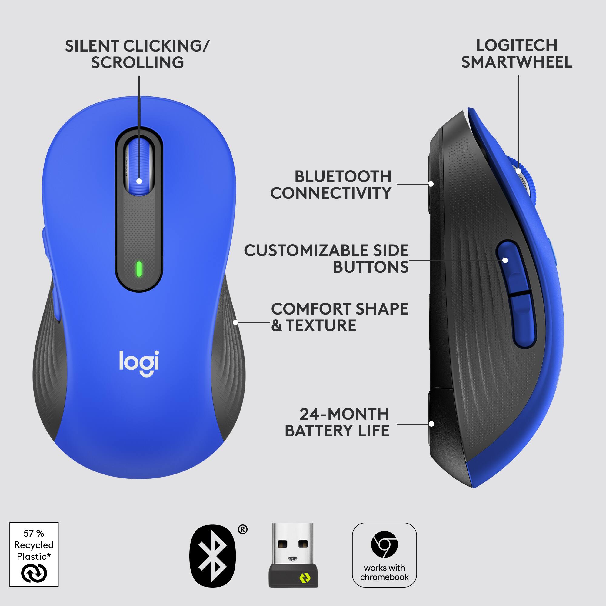 Questions and Answers: Logitech Signature M650 L Full-size Wireless ...
