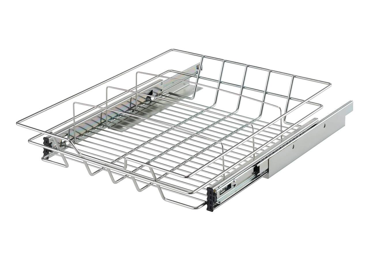 TRINITY PRO EcoStorage 16" Sliding Drawer 2 Pack Chrome TBFZ-22142 ...