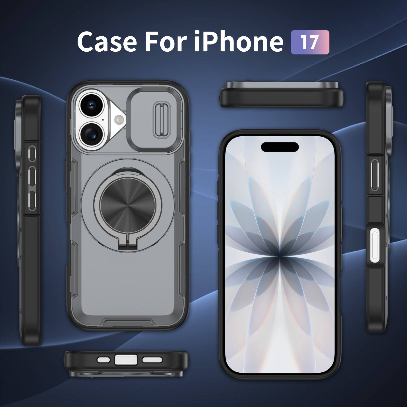 Dteck Rugged Magnetic Case for Apple iPhone 17, Shockproof 360 ...