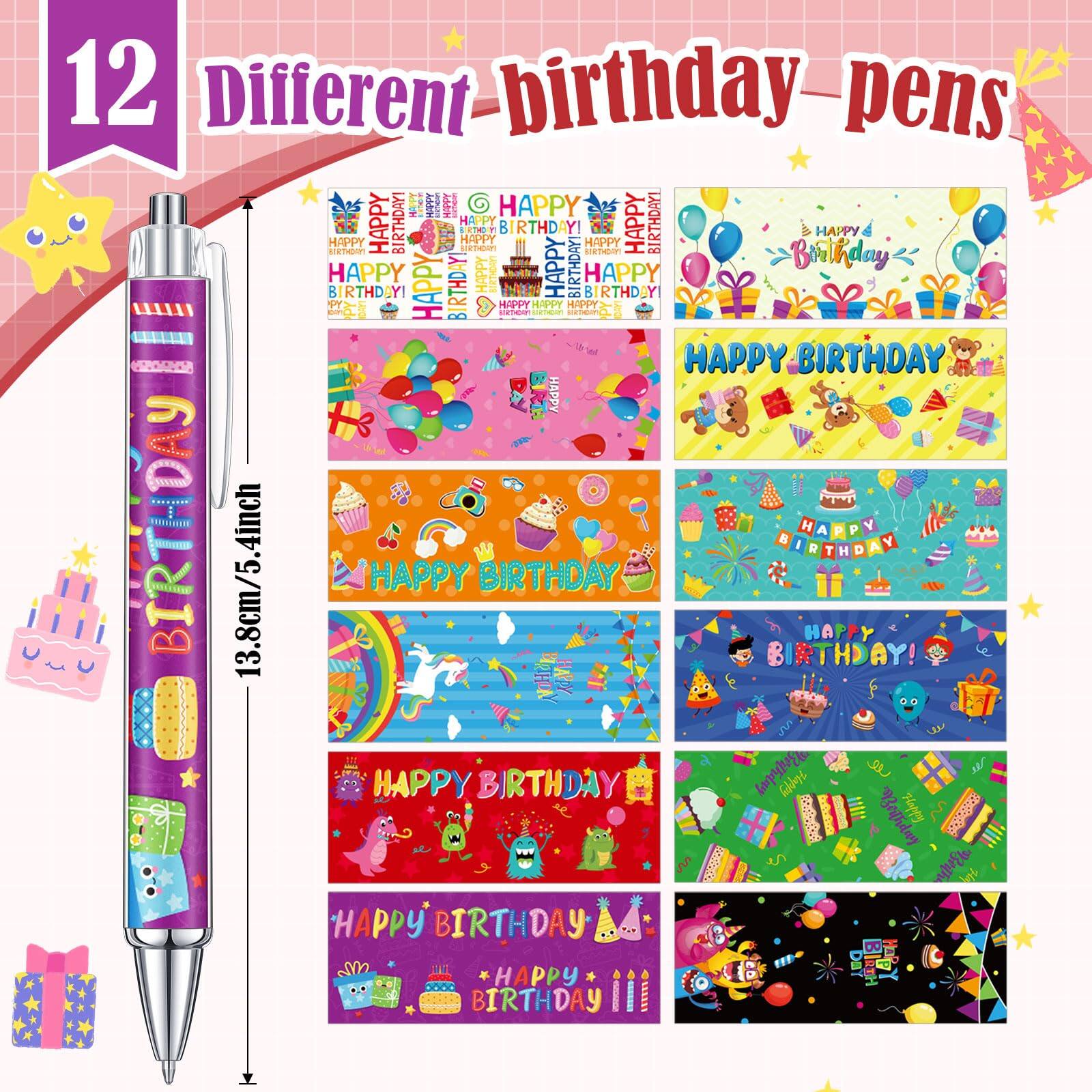 Paradigms Interiors Happy Birthday Pens Bulk Ballpoint For Students ...