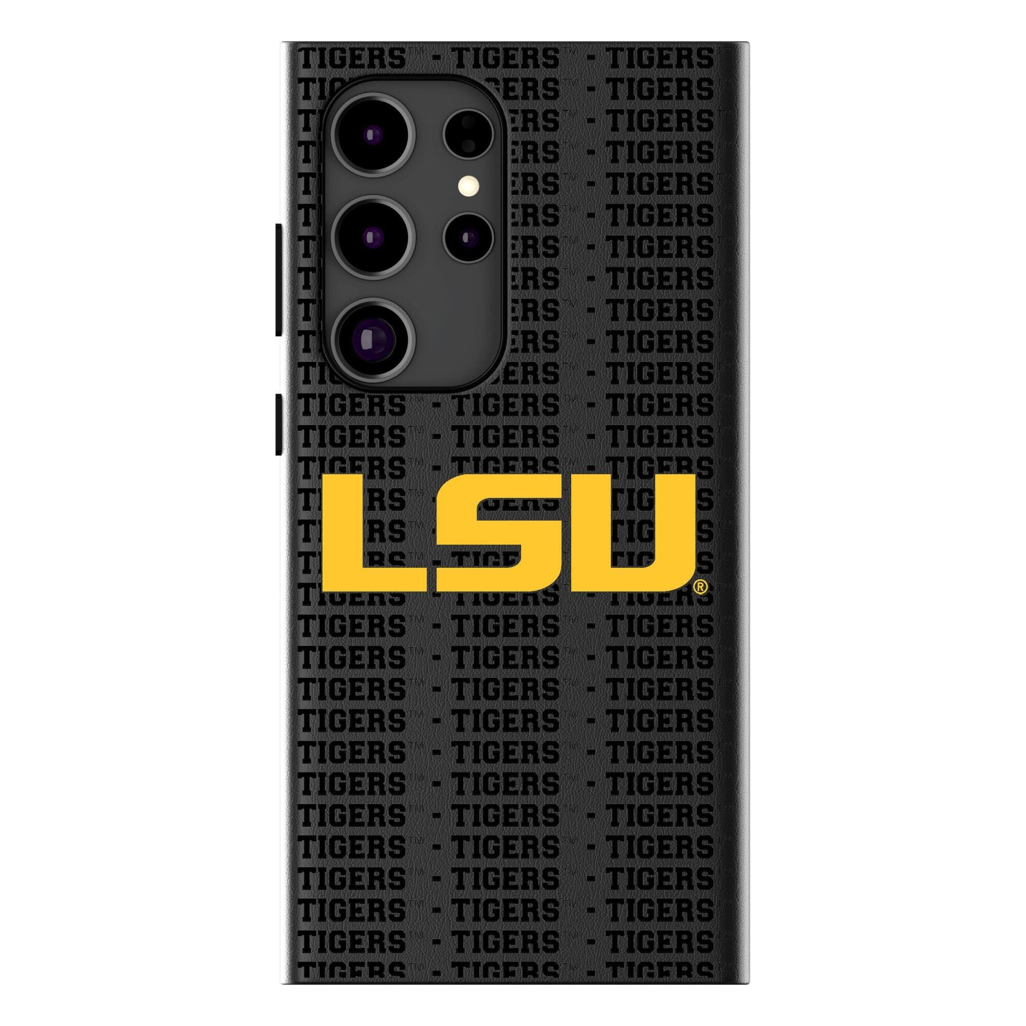 Keyscaper NCAA LSU Tigers Text Backdrop Galaxy Magnetic Bump Case S24 ...