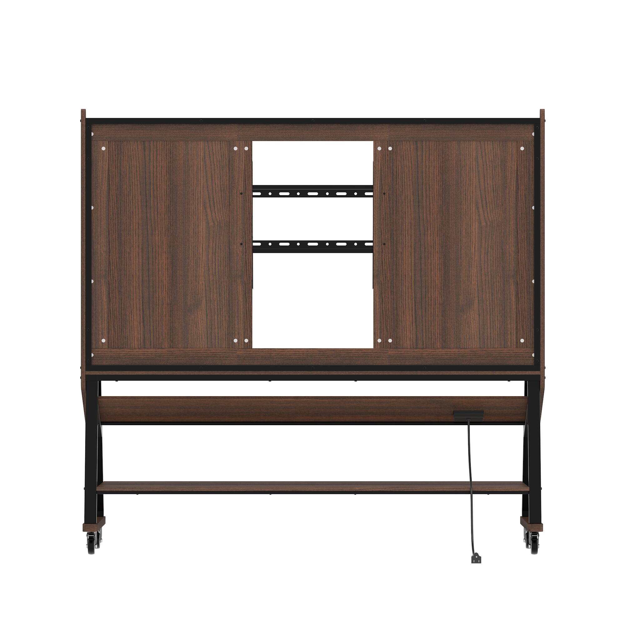 Famapy TV Stand with Mount, Supports 42 60 Inch TVs, Mobile ...