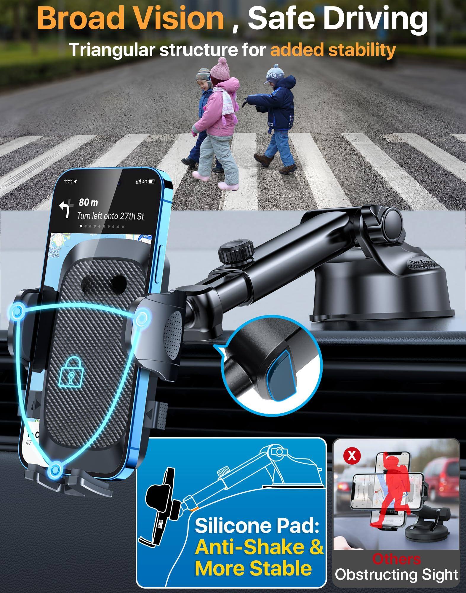 Stylel Star [true Military grade] Car Phone Holdersafety Certs & No ...