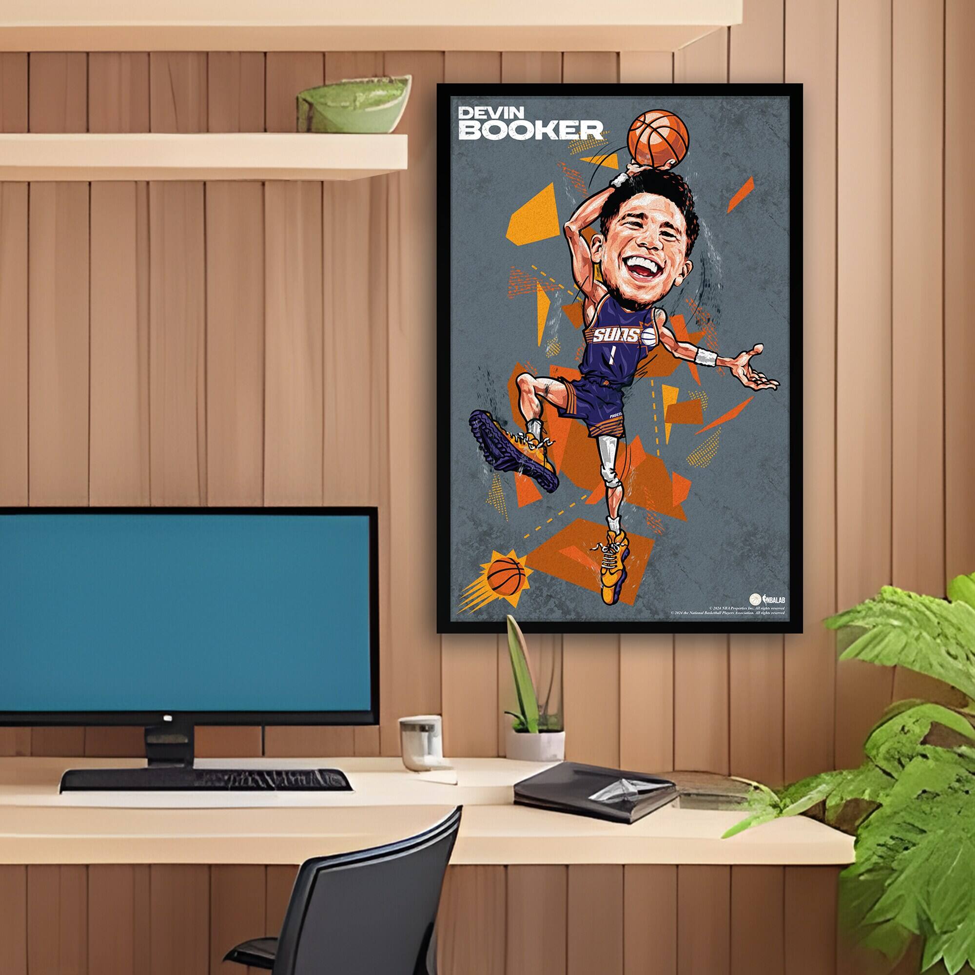Sporticulture Devin Booker Phoenix Suns Framed 14" x 20" Player ...
