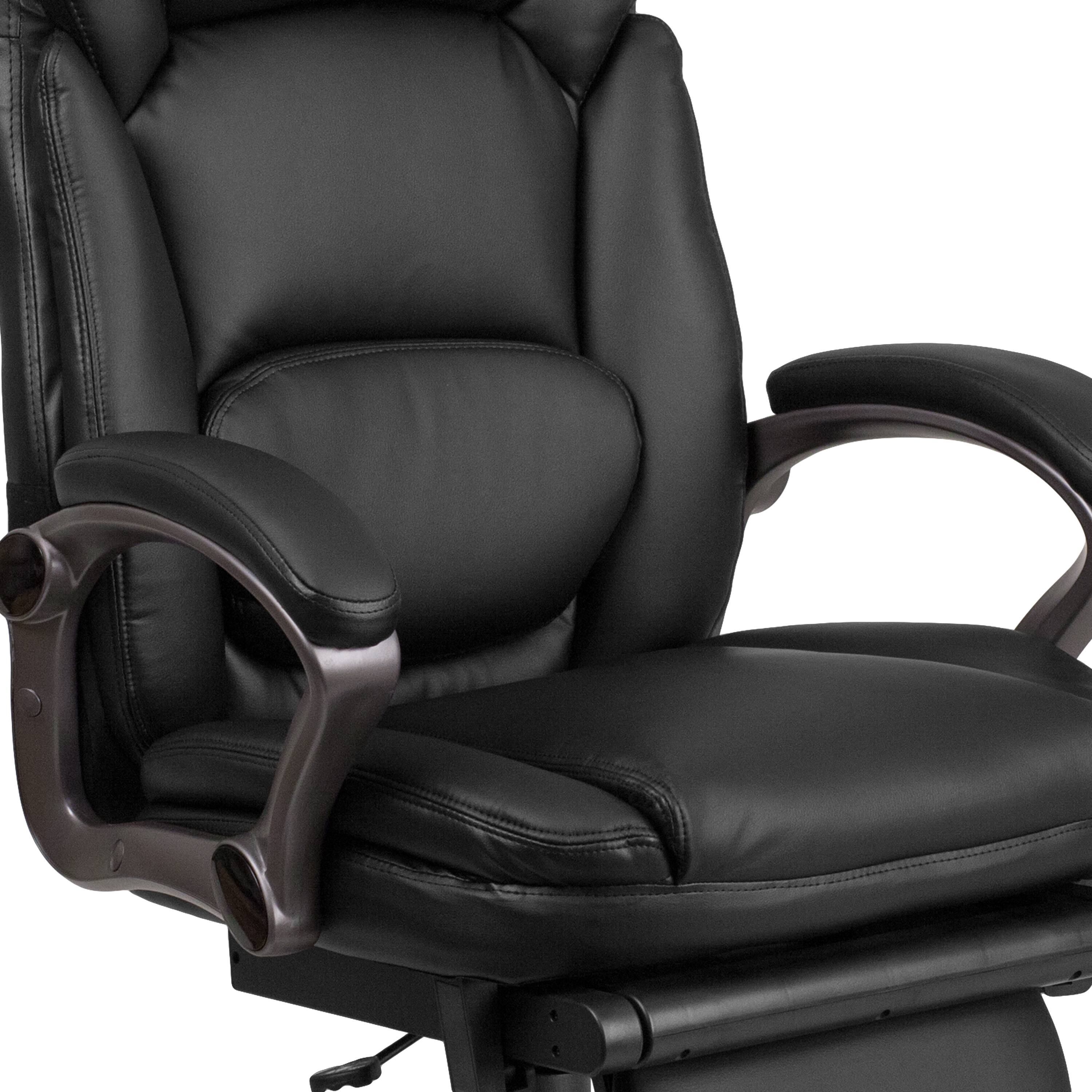 Emma + Oliver High Back Leather Executive Reclining Swivel Office Chair ...