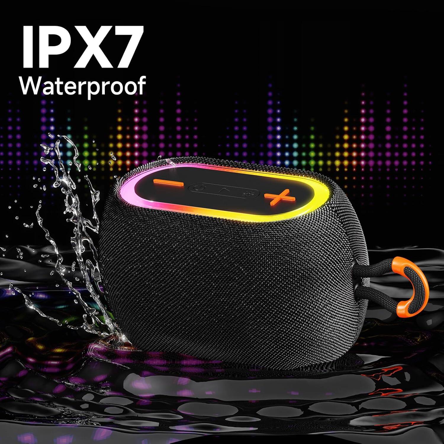 Stamp n Camp Portable Bluetooth Speaker 360° Stereo Sound Loud Wireless ...