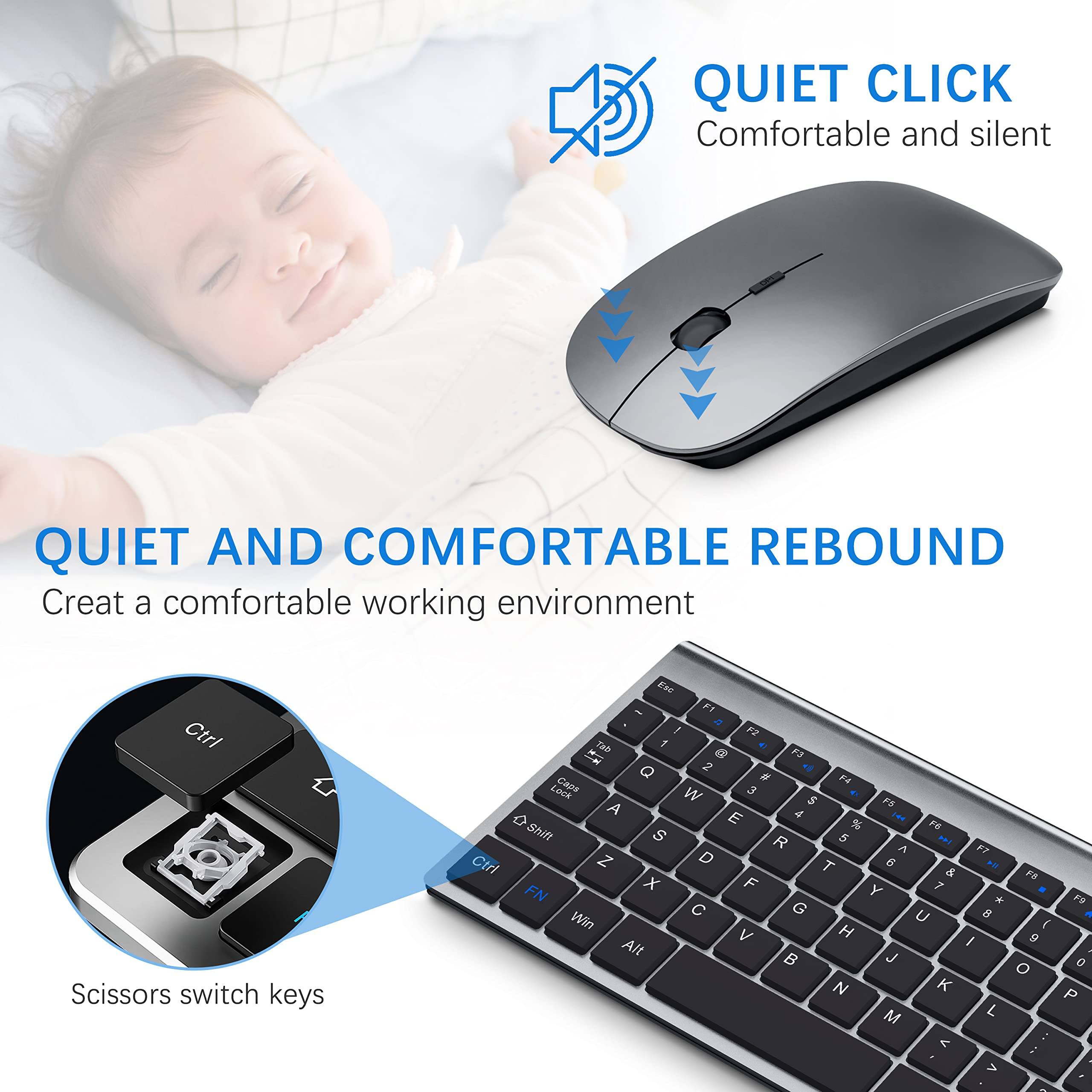 Live At Space Wireless And Mouse With Pad Ultra Slim Combo Usb Quiet ...