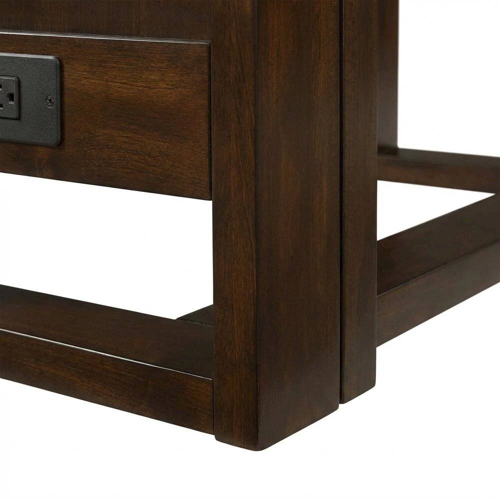 Left. FurniFact - Transitional Bar Table with Shelf, Multi Counter ...