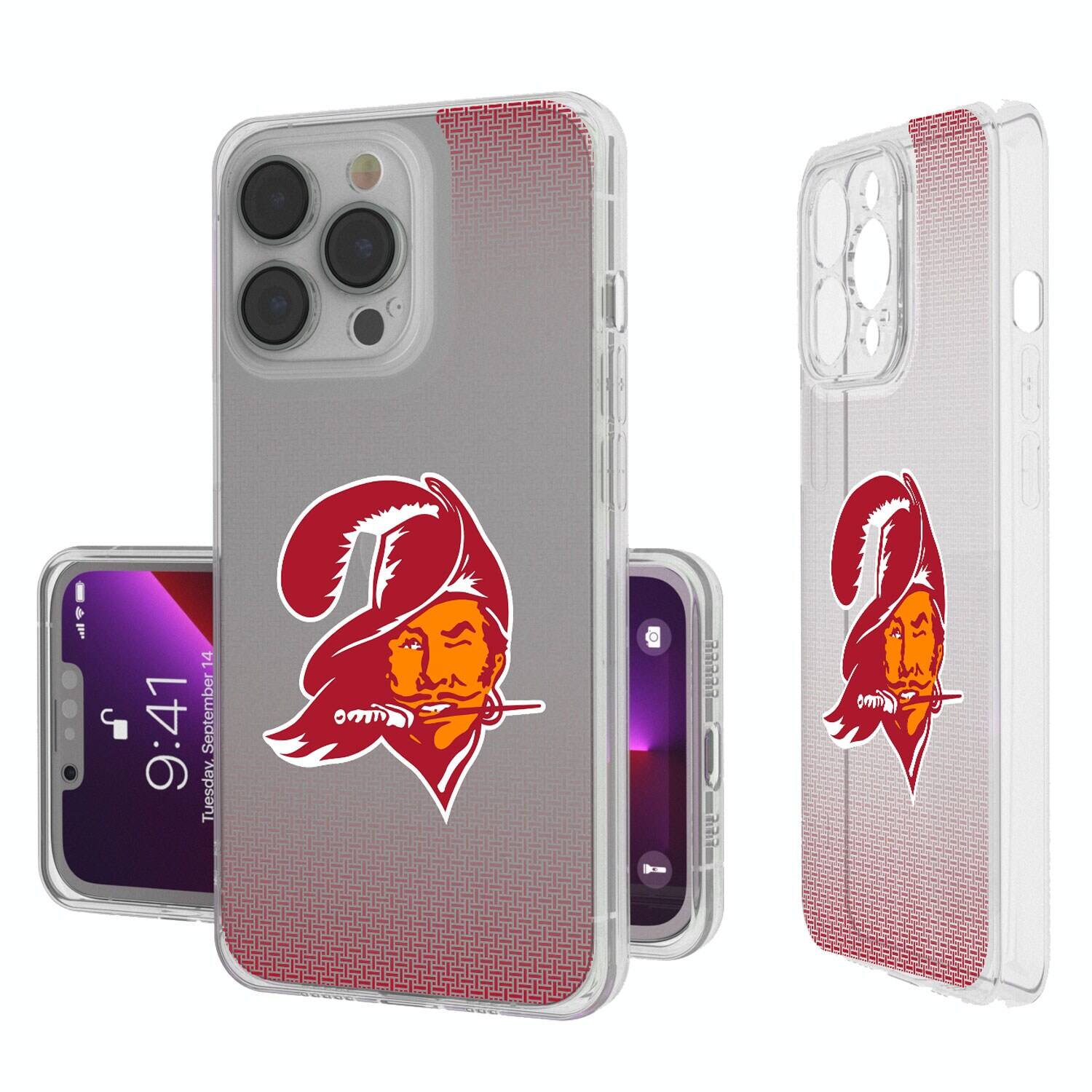 NFL Keyscaper - - Tampa Bay Buccaneers Linen Logo iPhone Clear - 14 Pro ...