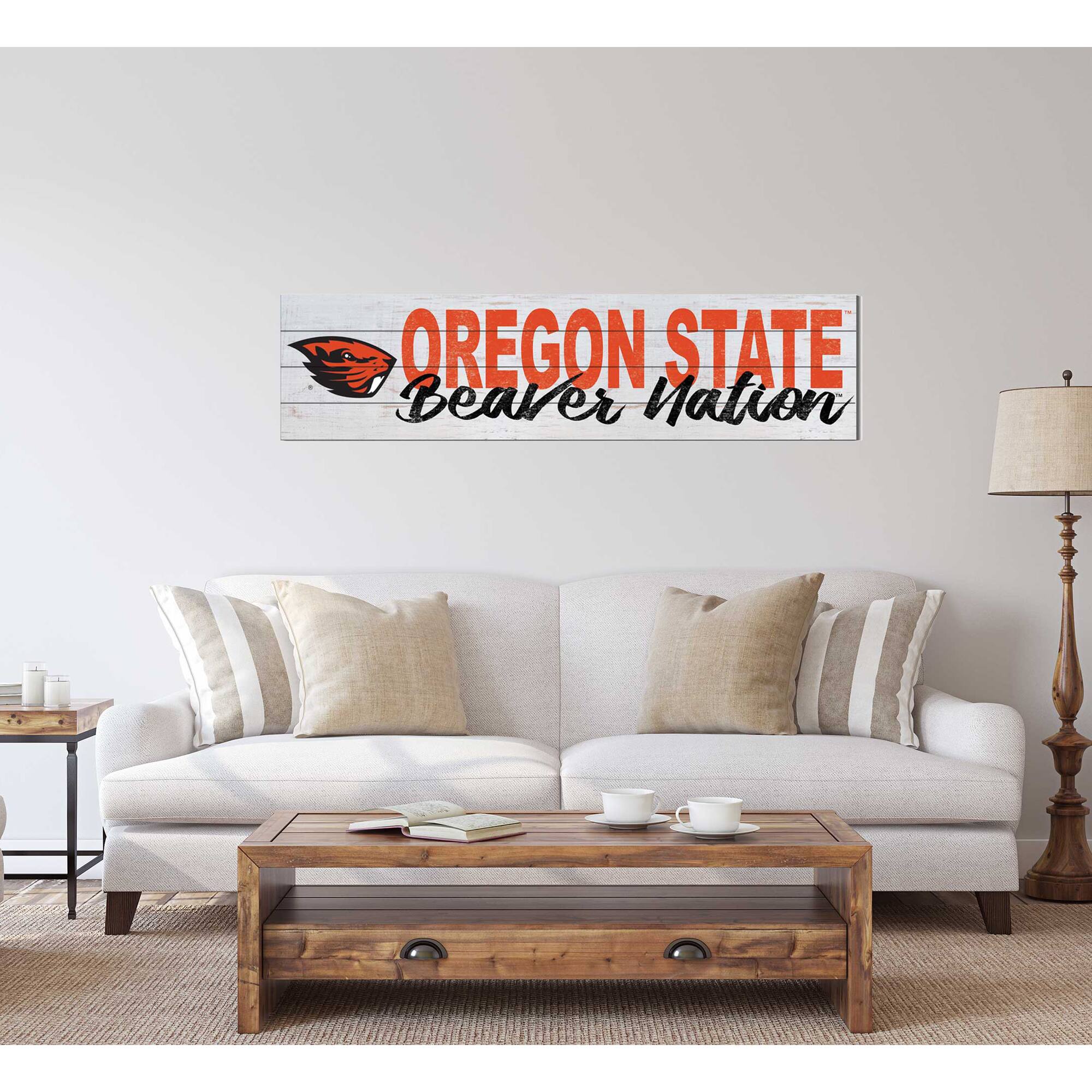 Jardine Oregon State Beavers 40'' x 10'' Logo Sign White 4939678 - Best Buy