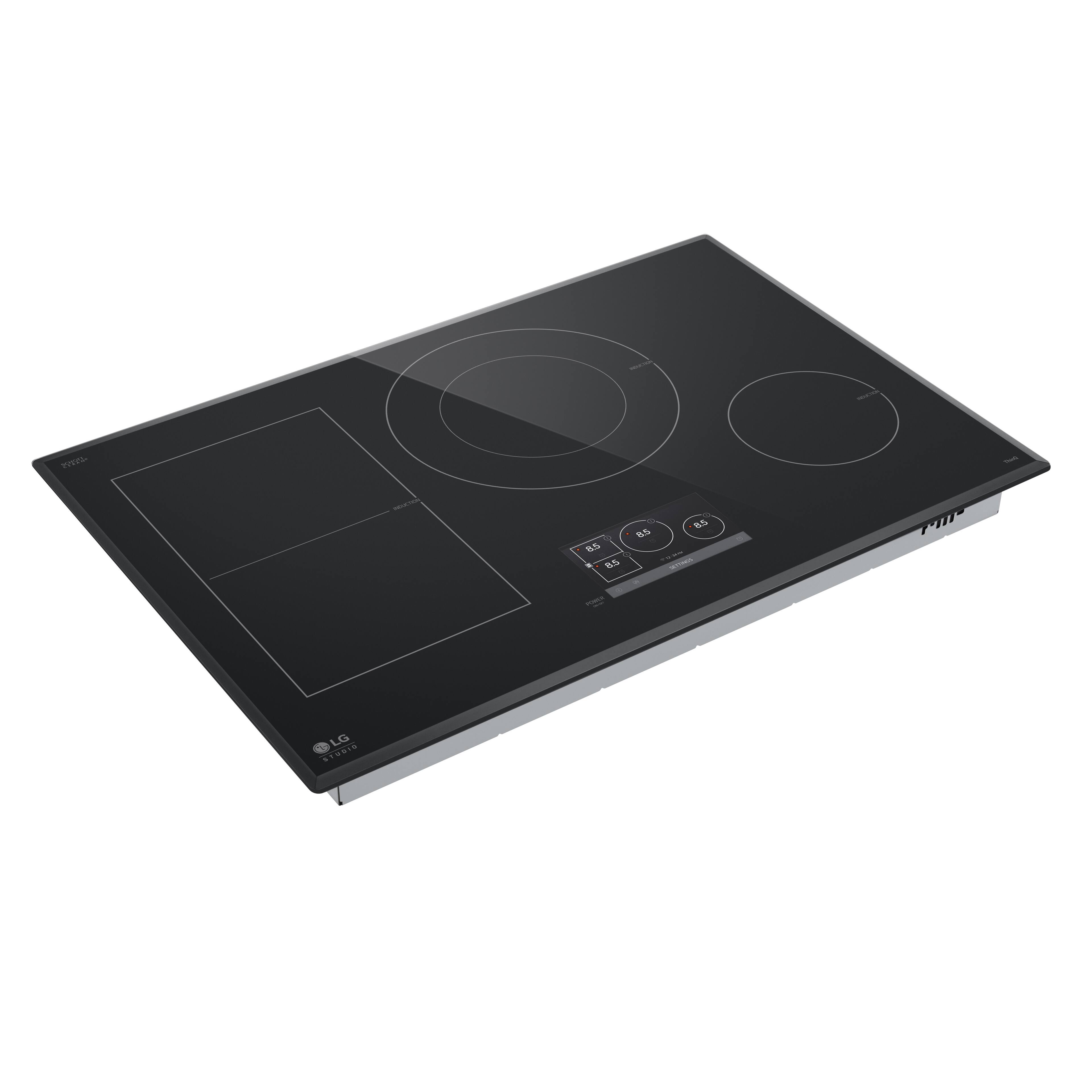 LG STUDIO 30” Built In Smart Electric Induction Cooktop with 4 Burners ...