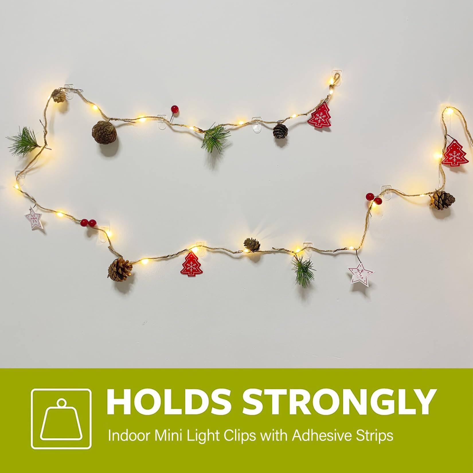 Paradigms Interiors 60 Clips66 Strips Indoor Mini Clear Light Clips ...