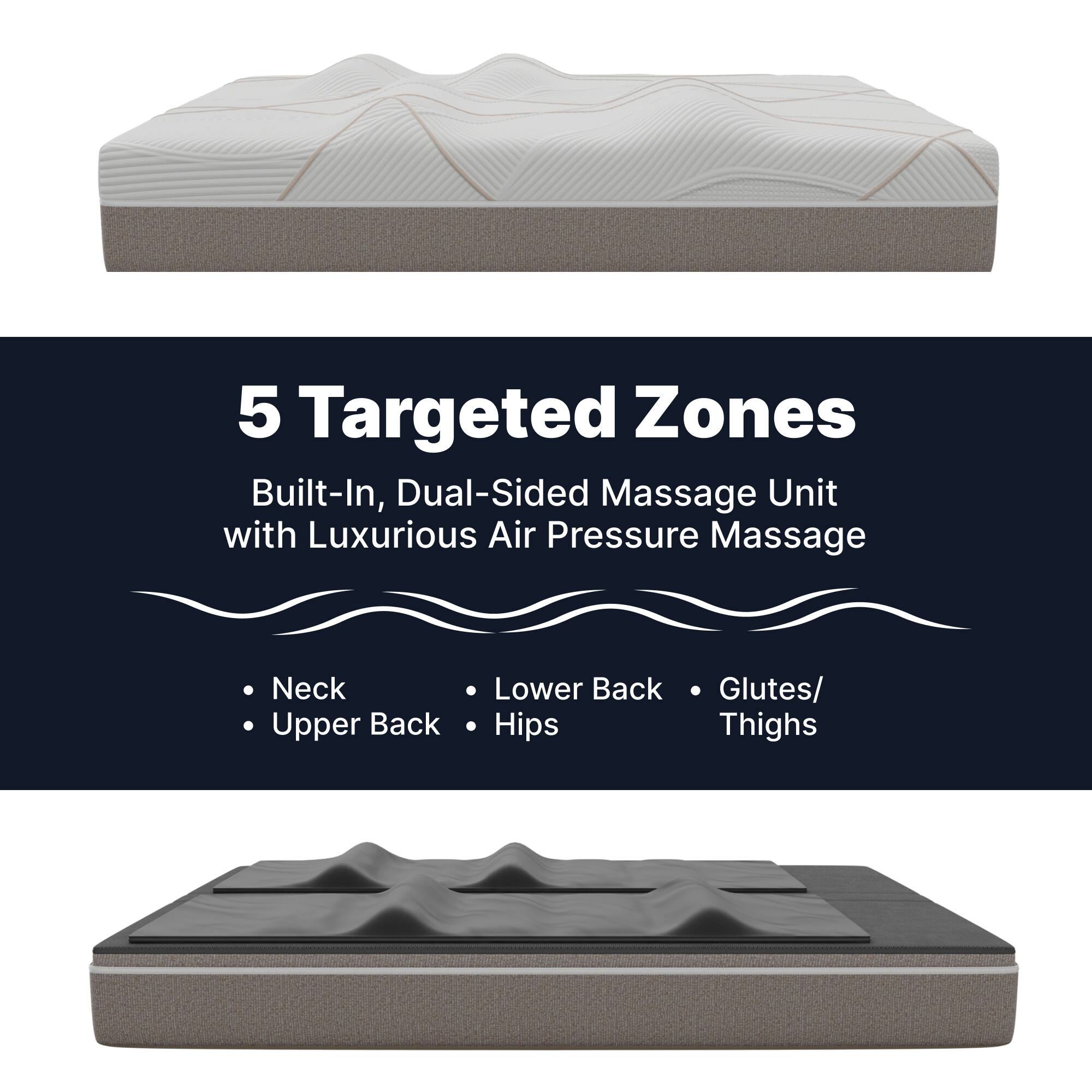 Ghostbed Hybrid Massage Mattress TXL White GWHMAS39 - Best Buy