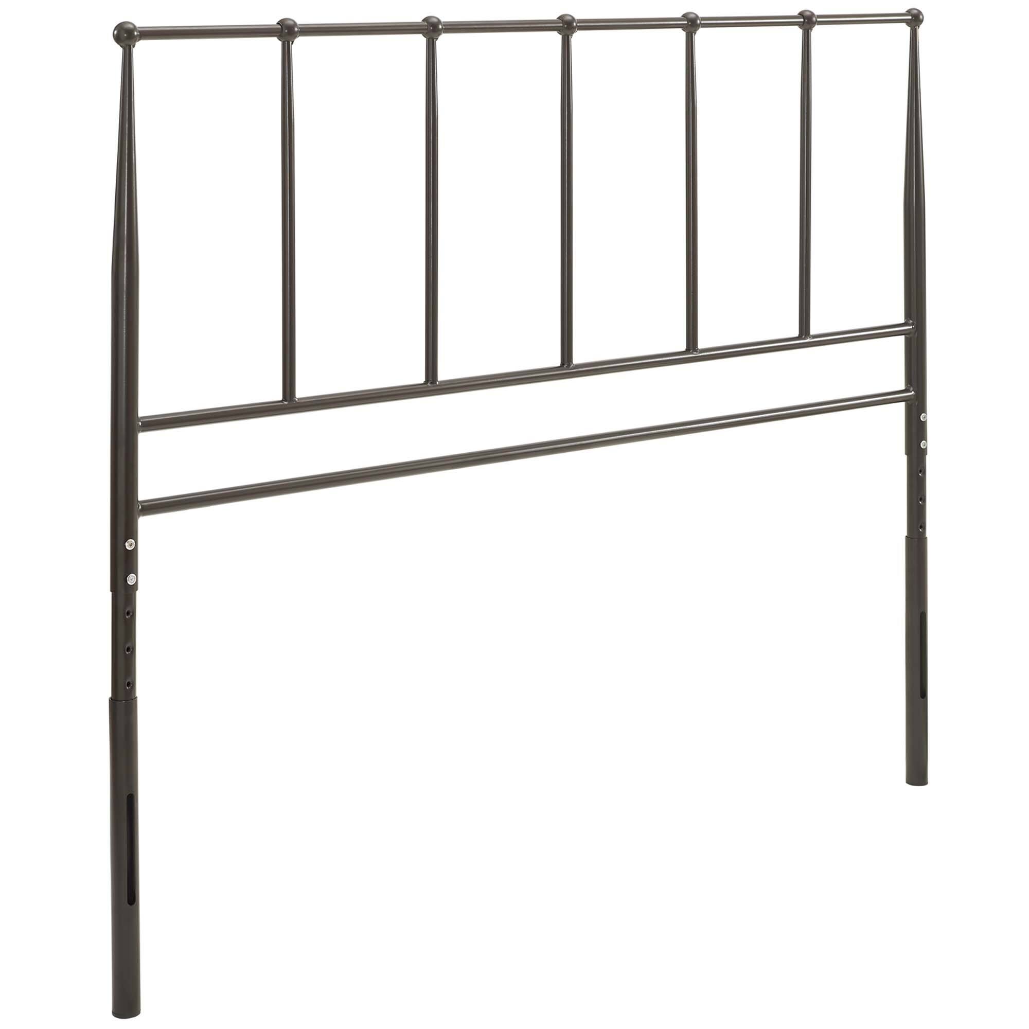 Kiana Metal Stainless Steel Queen Headboard by Modway Brown MWY-MOD ...