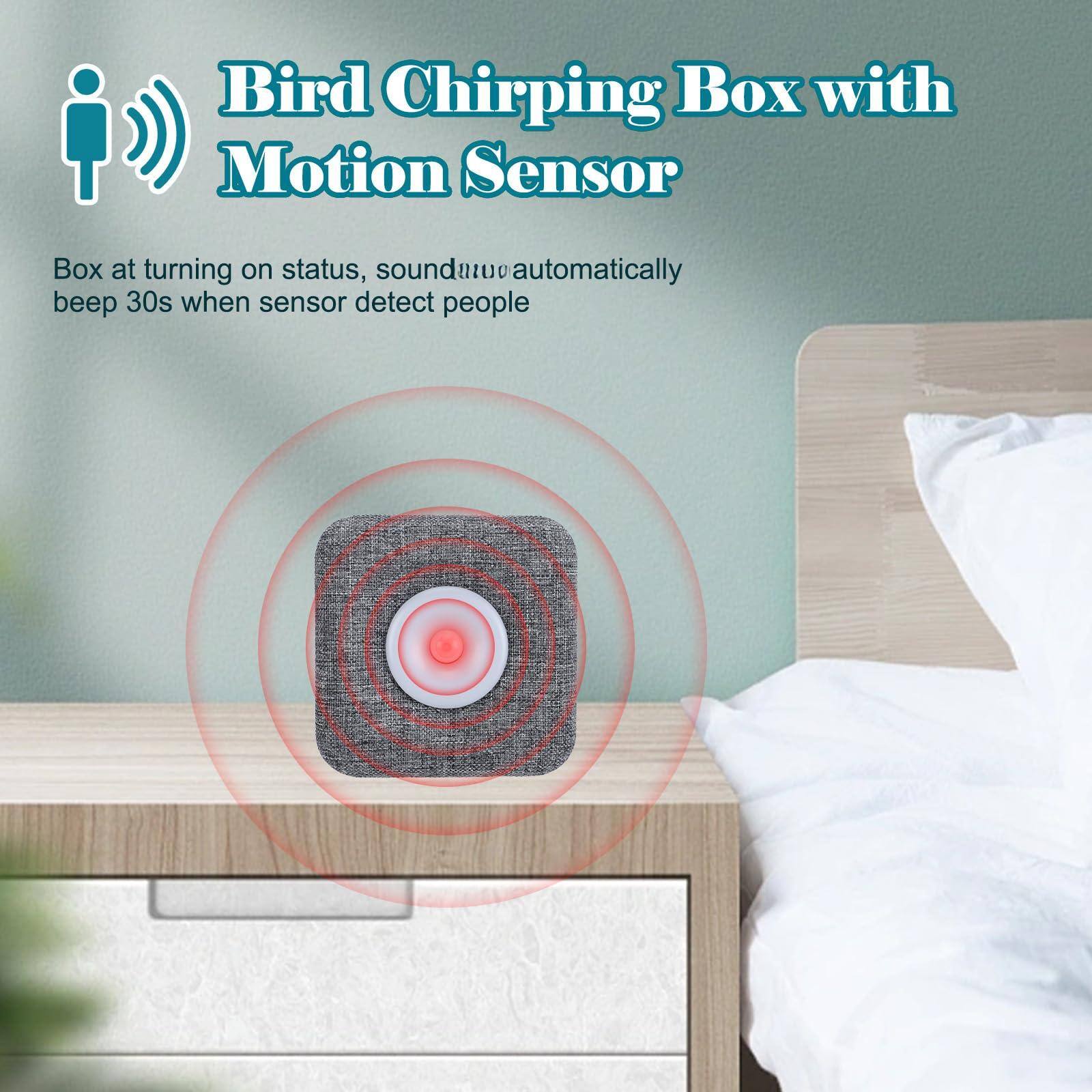 Cedar Assembly Singing Bird Box Sound With Motion Sensor Birds Chirping ...